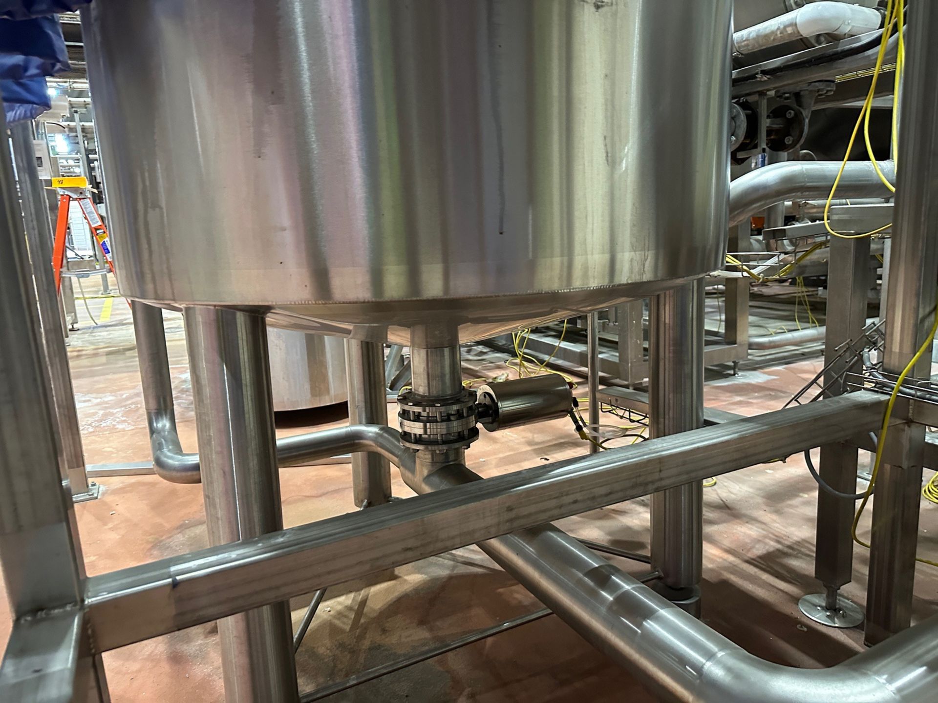 ROLEC 13 BBL Stainless Steel Sugar Dosing Tank with Platform - Subject ...