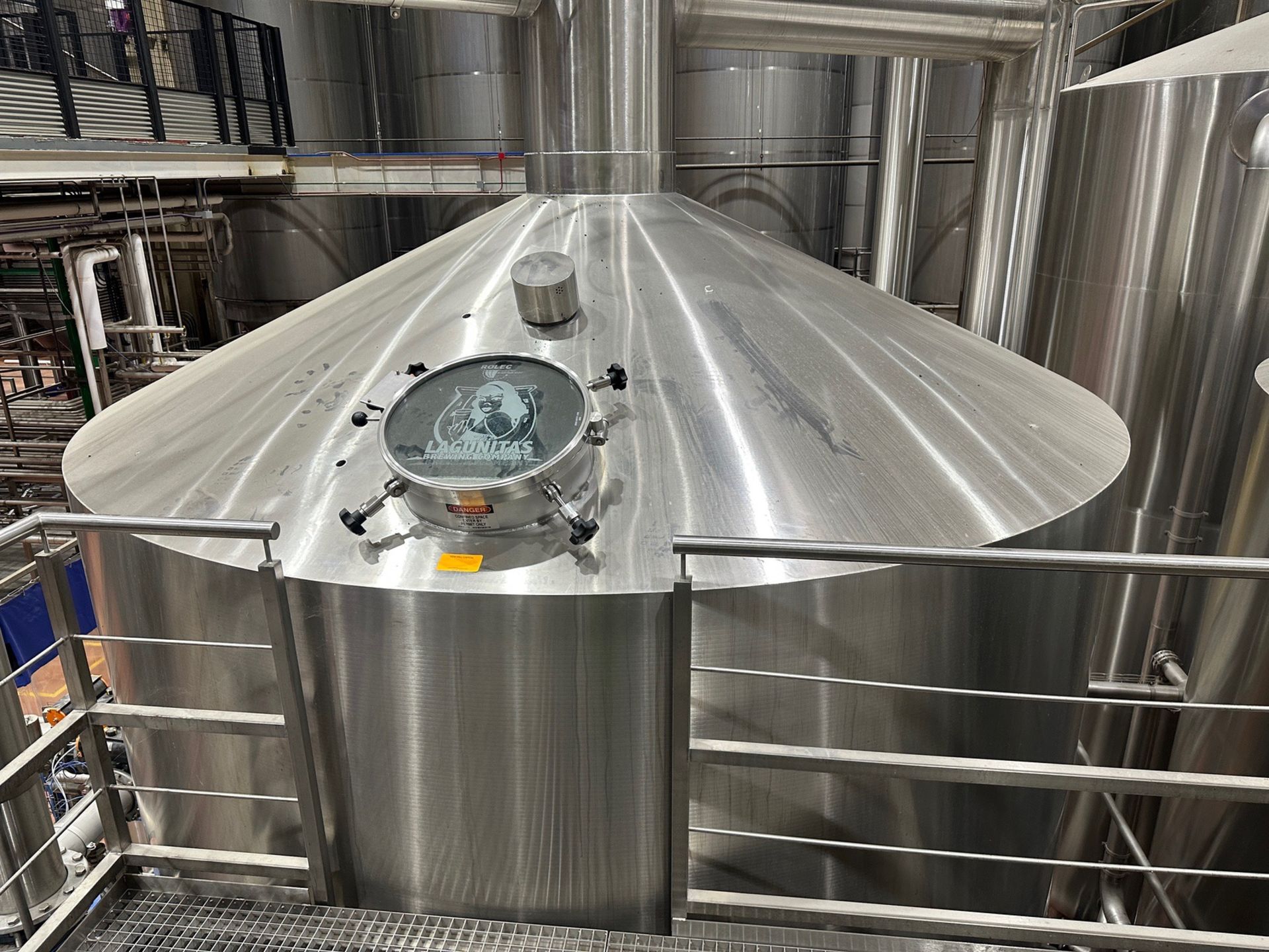 Bulk Bid - ROLEC 250 BBL 5-Vessel Stainless Steel Brewhouse with CIP ...