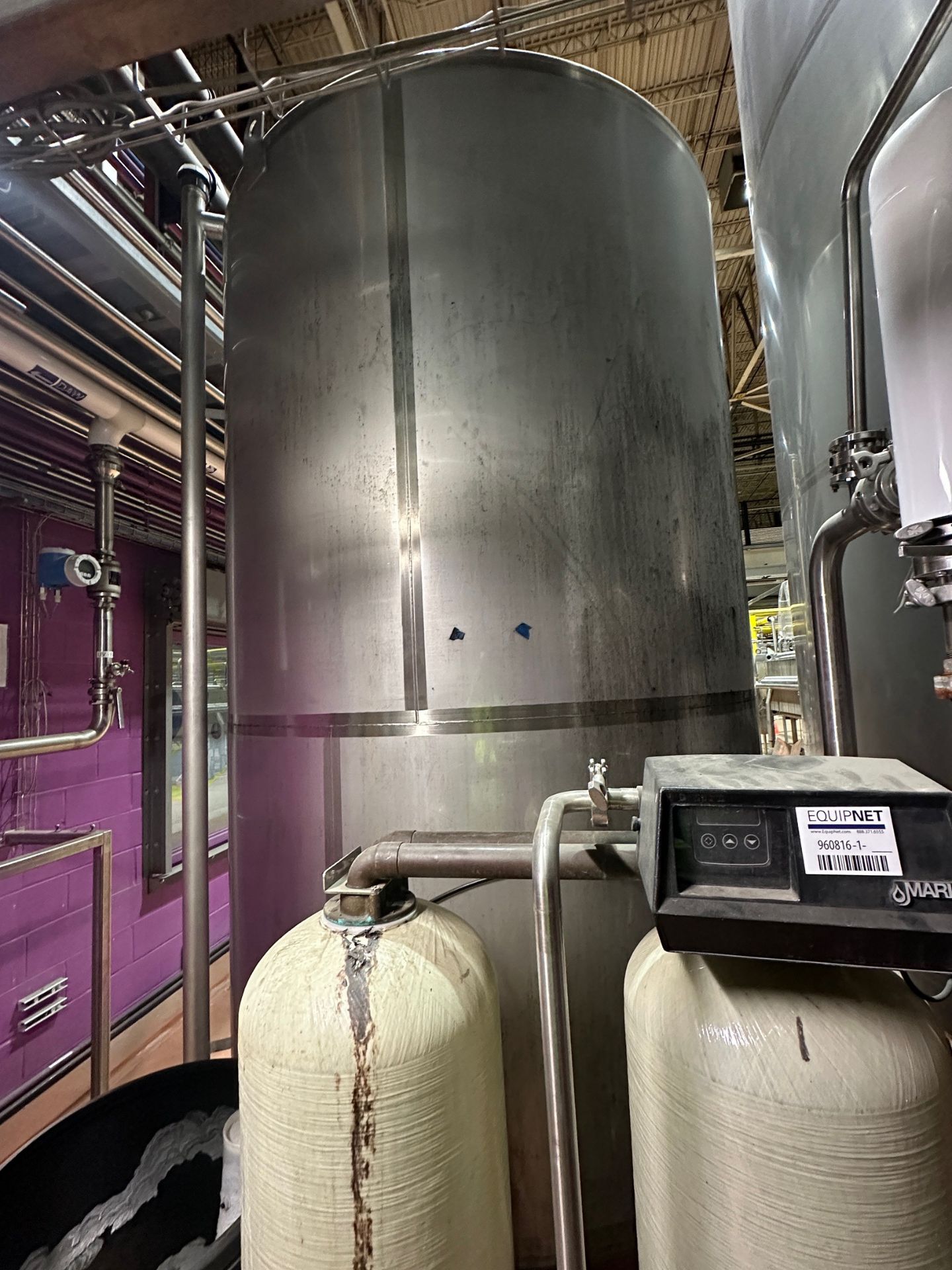 ROLEC 52 BBL (1,600 Gallons) Stainless Steel Soft Water Tank, Approx ...