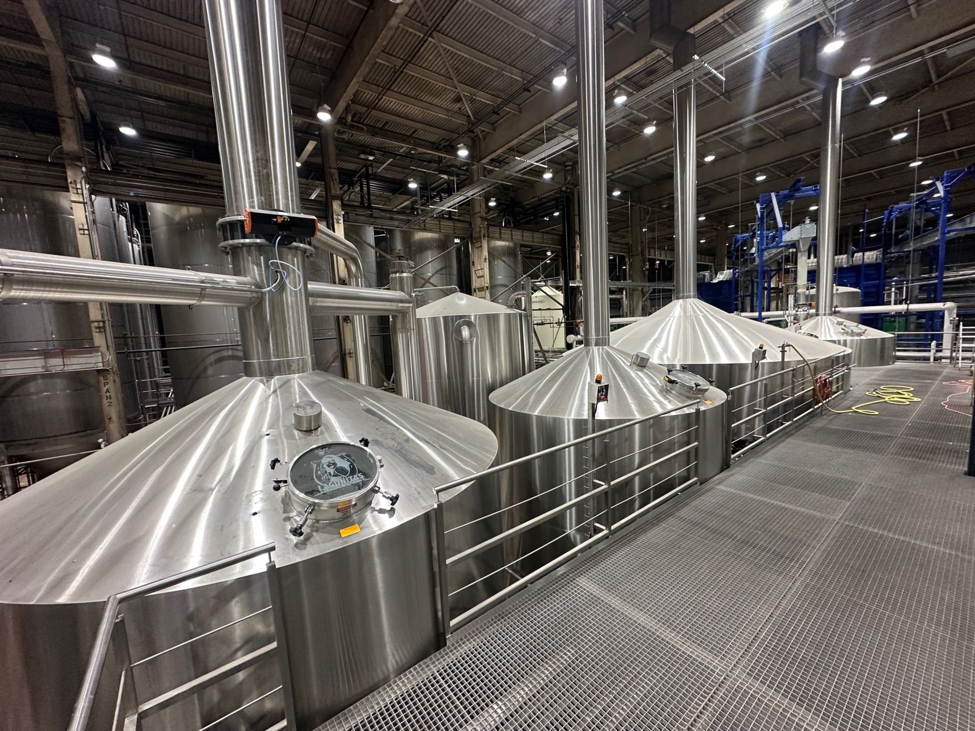 Bulk Bid - ROLEC 250 BBL 5-Vessel Stainless Steel Brewhouse with CIP ...