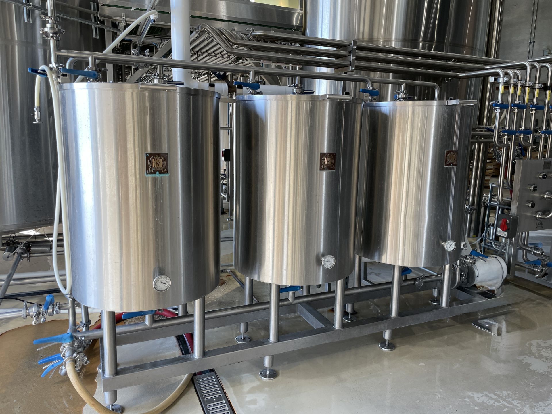 (3) Tank Stainless Steel CIP System (Approx. 3.5 BBL Tanks) - Subject ...