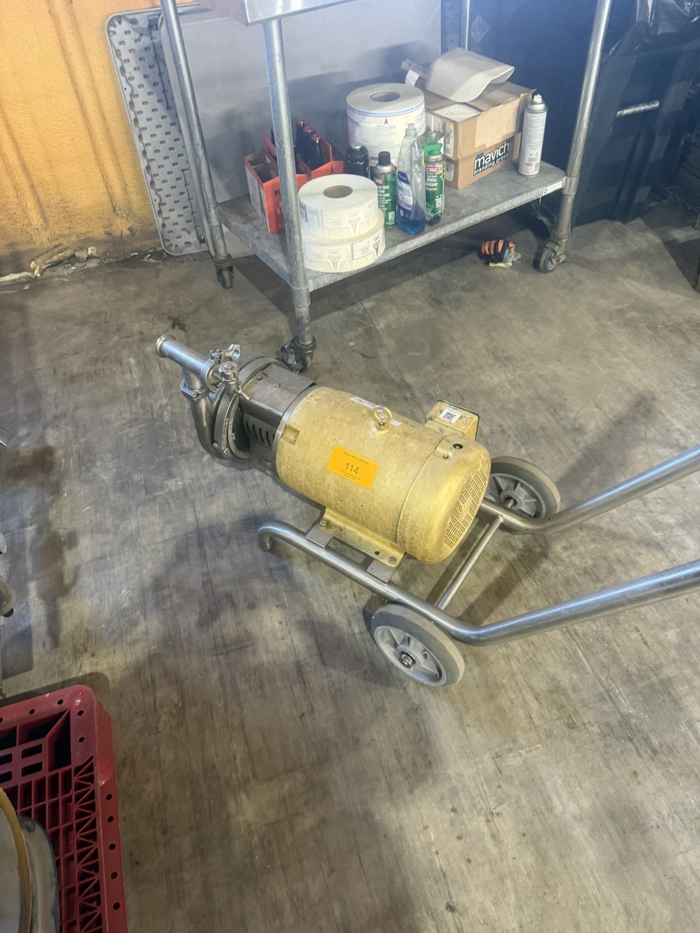 AMPCO Pumps Model CB+218-210TC Stainless Steel Centrifgual Pump with ...