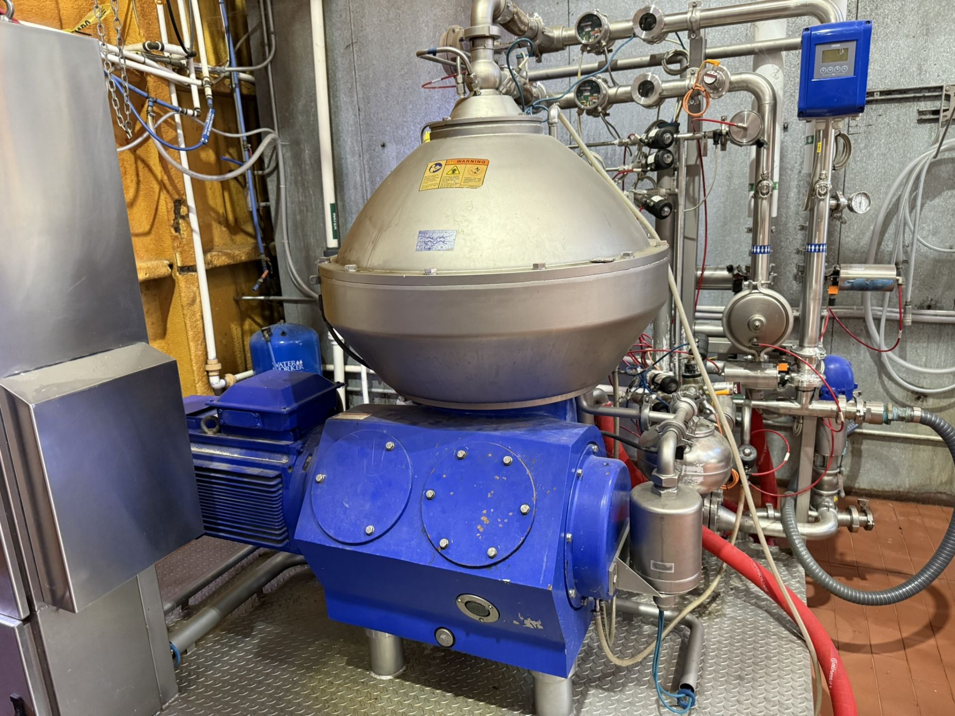 2013 Alva Laval Model BRPX810 SGV-34CGL Centrifuge, 35 KW (46.9HP), 460 ...