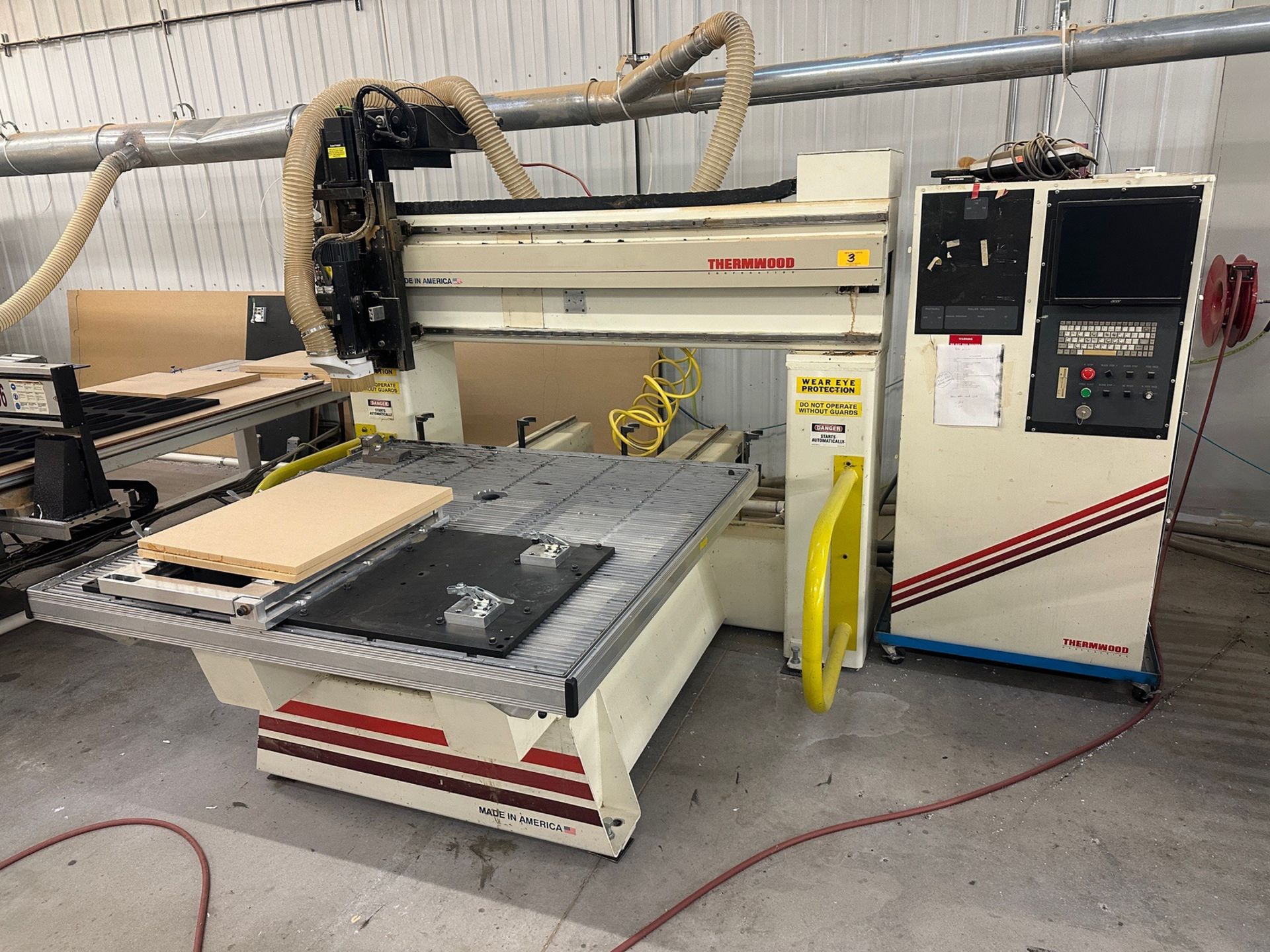 Thermwood C40 CNC Router Table - S/N C40402120 | Required Rigging and ...