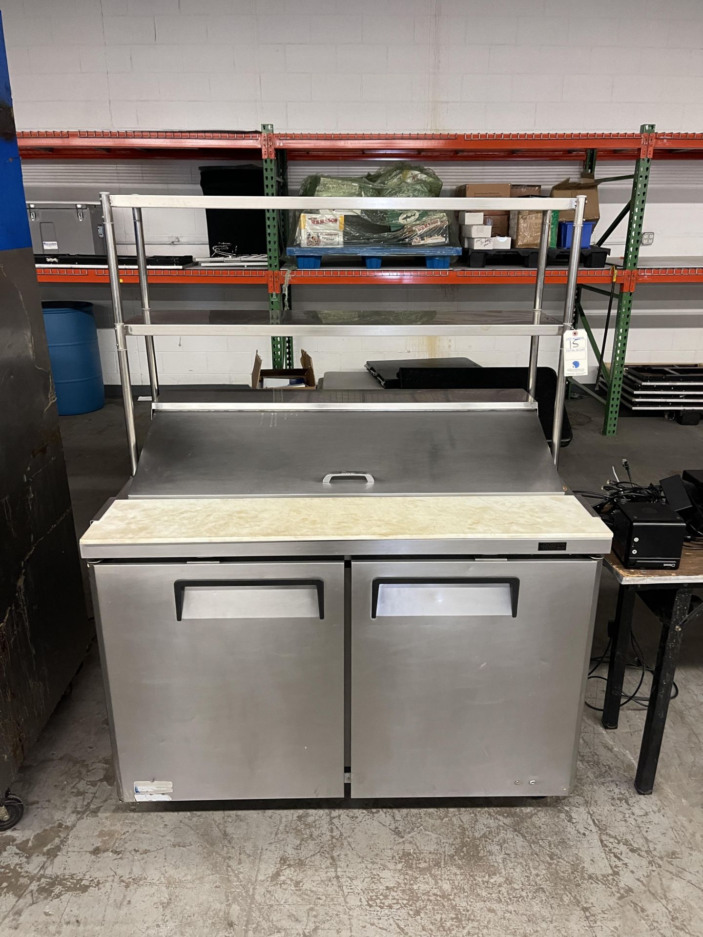 Turbo Air #MST-48-N Portable SS 2 Door 48" Refrigerated Salad Unit with ...