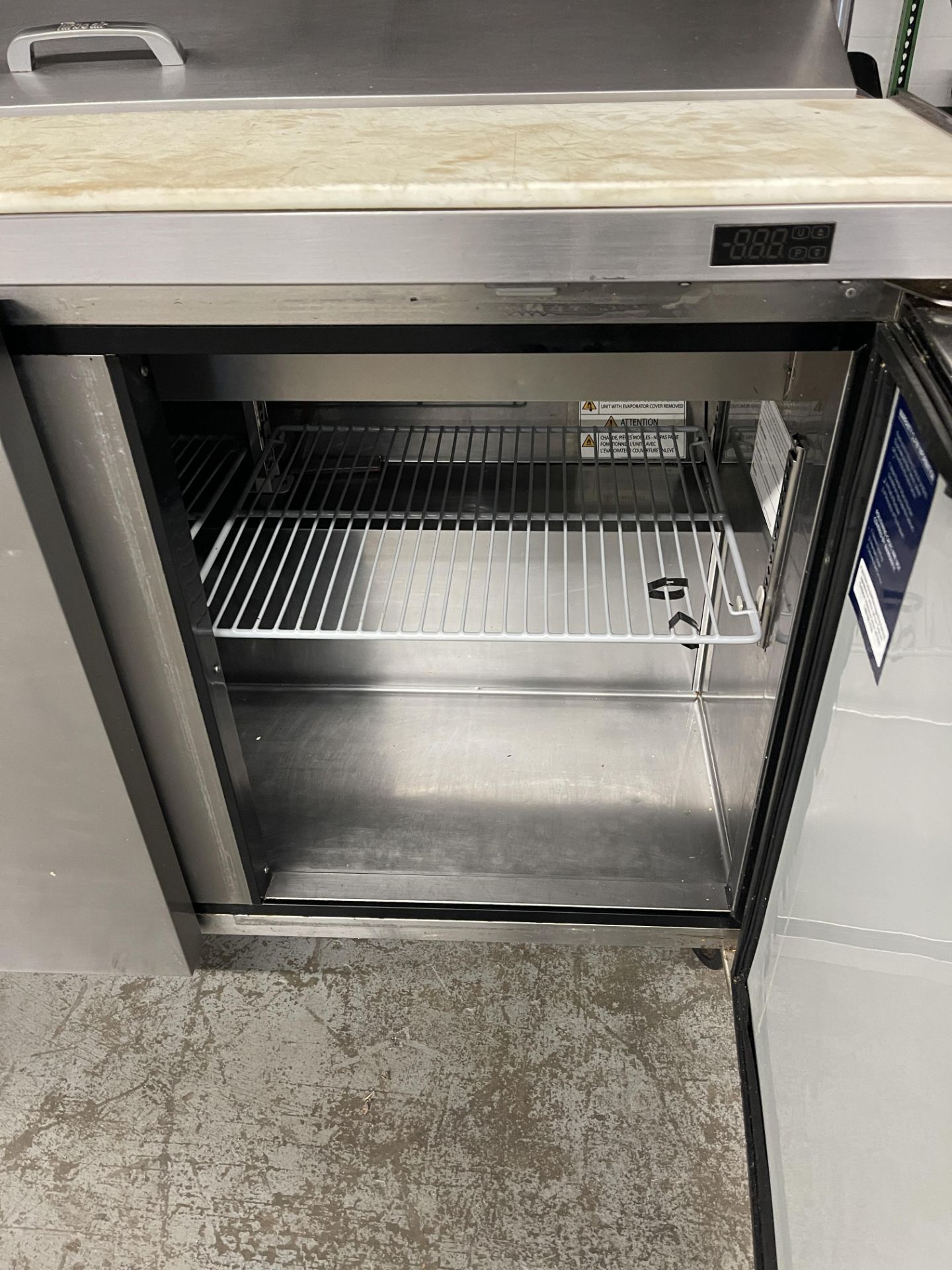 Turbo Air #MST-48-N Portable SS 2 Door 48" Refrigerated Salad Unit with ...