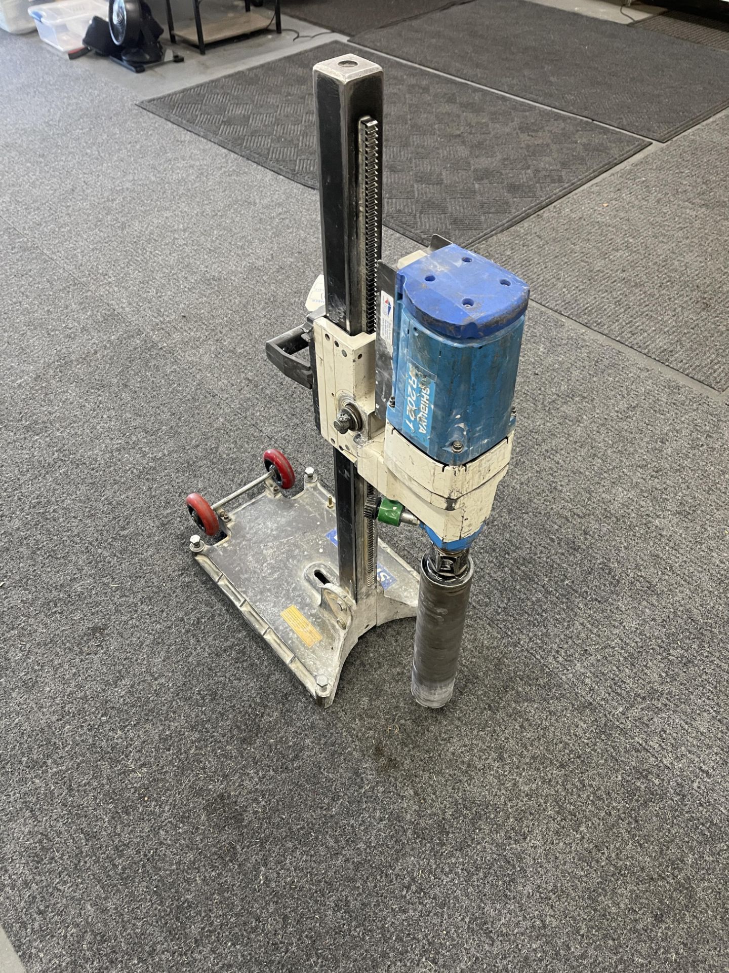 Shibuya #R2021 Diamond Core Drilling Machine w/Carriage Block