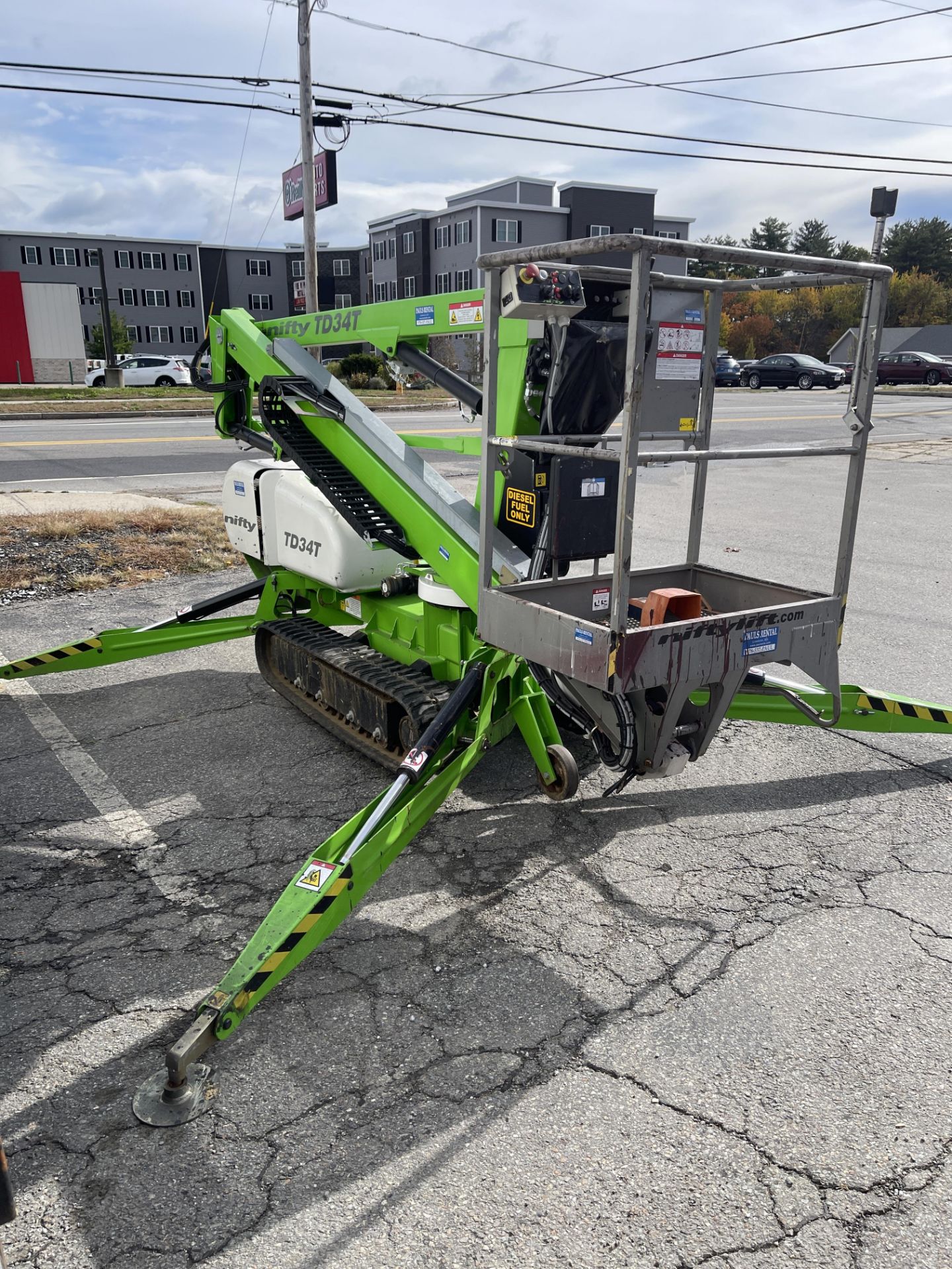 (SEE VIDEO) 2021 Nifty #TD34TDACMK1B 34' Track Boom Lift, Kubota #D722 ...
