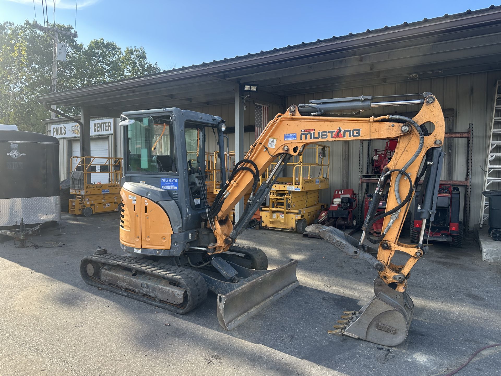 (SEE VIDEO) 2018 Mustang #350Z NXT2 Track Diesel Mini Excavator w/Cabin ...