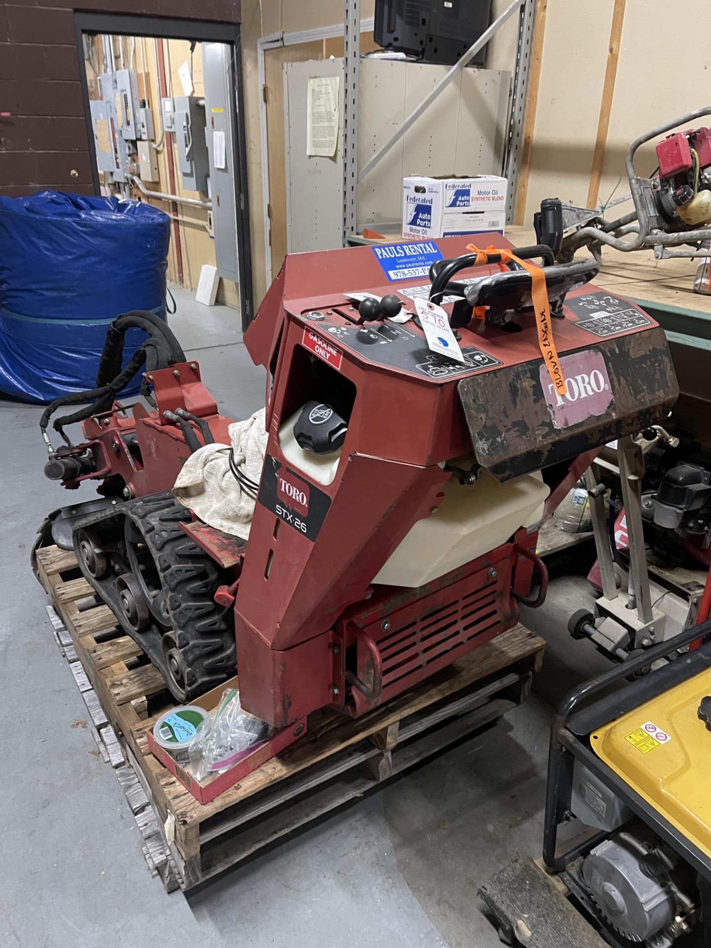 AS-IS Toro STX 26 Stump Grinder #23210 SN:313000147 Needs Engine w ...