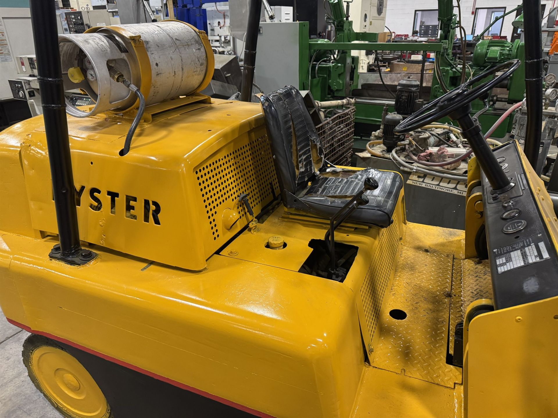 HYSTER S150 LP Forklift, s/n A24D4270, 15,000 Lb. Capacity, Solid Tire ...