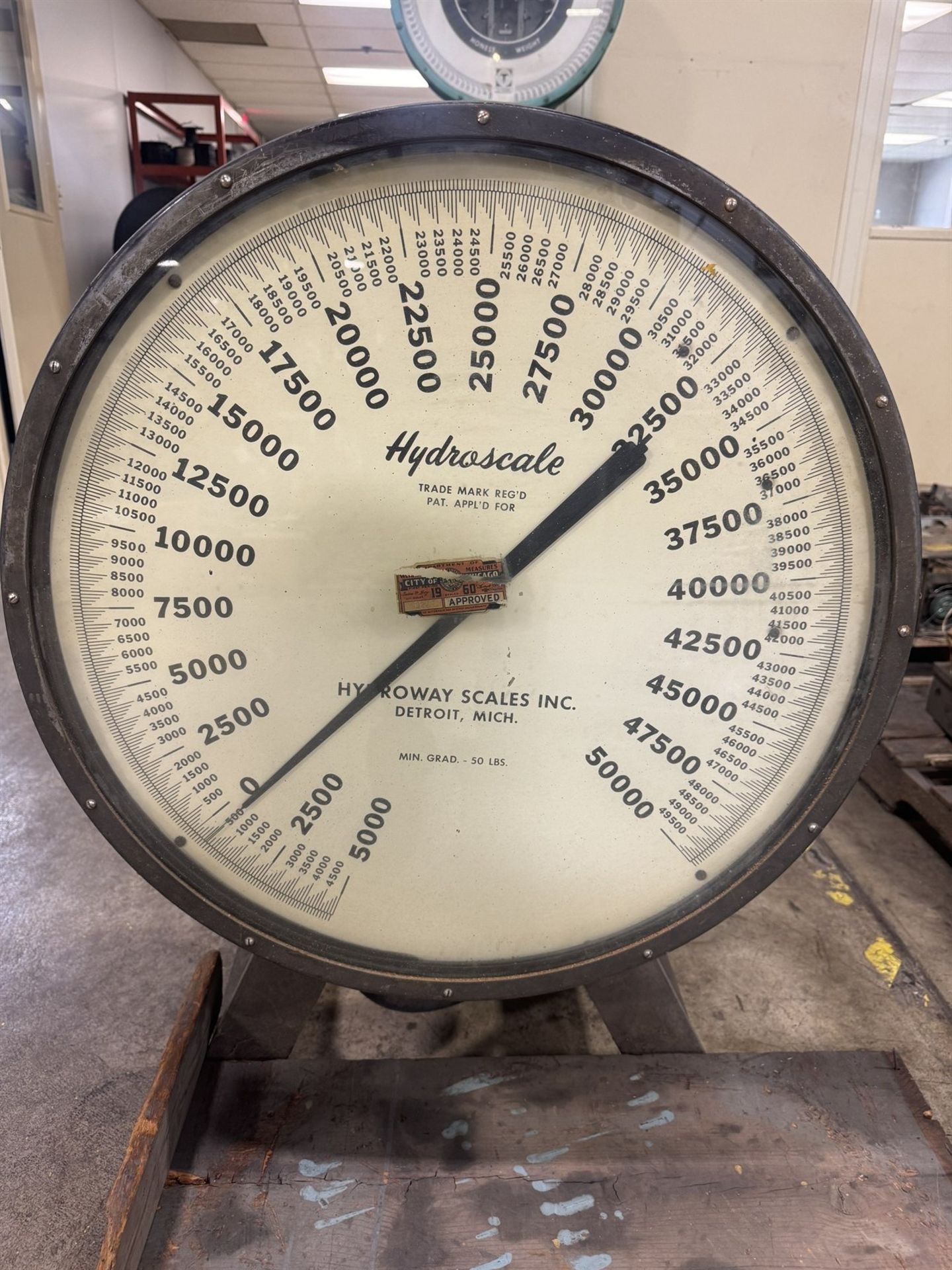HYDROWWAY SCALES INC. 50,000 Lb. Crane Scale
