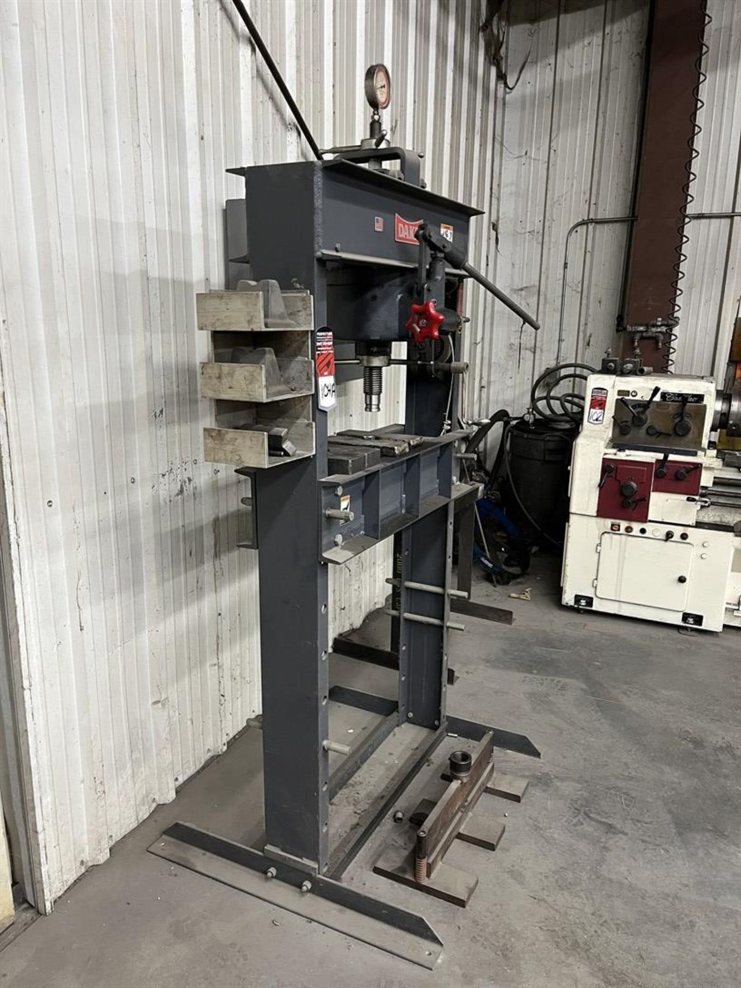DAKE 50-Ton H-Frame Hydraulic Press, s/n 1130190
