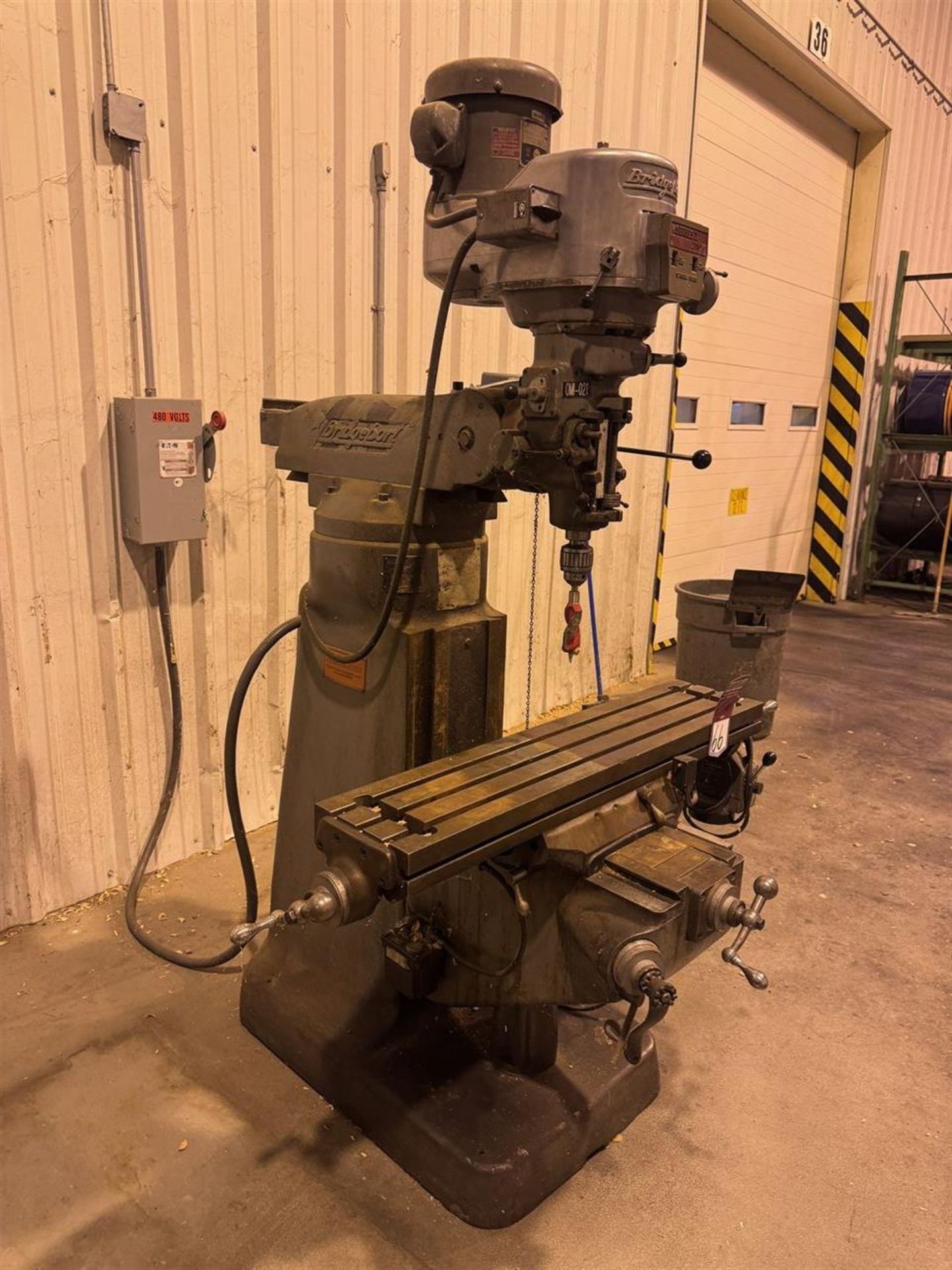 BRIDGEPORT SERIES I 2 HP Milling Machine, s/n 220274, w/ Power Feed Table