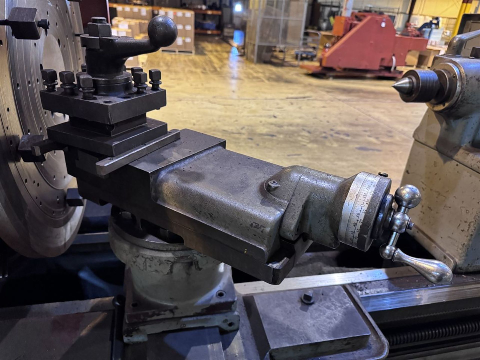 MONARCH 40.5” x 48” Lathe, s/n 40431, w/ 36” 4-Jaw Chuck, 2” Through ...