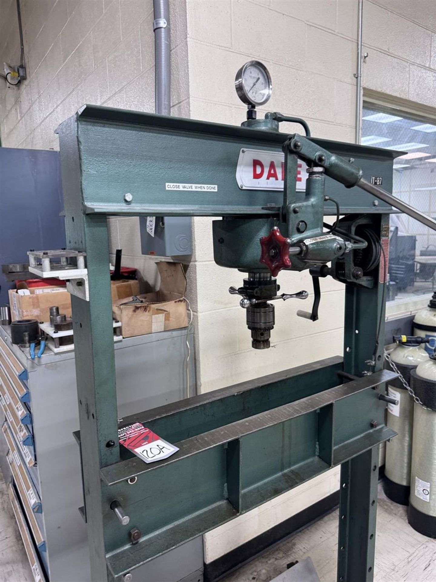 DAKE 25H 25-Ton H-Frame Press, s/n 176377, (Located at Main Plant ...