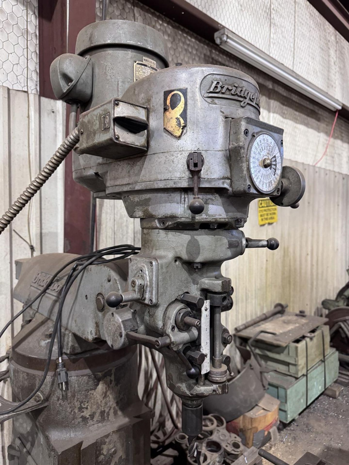 BRIDGEPORT Series I Milling Machine, s/n BR147401, 9” x 42” Power Feed ...