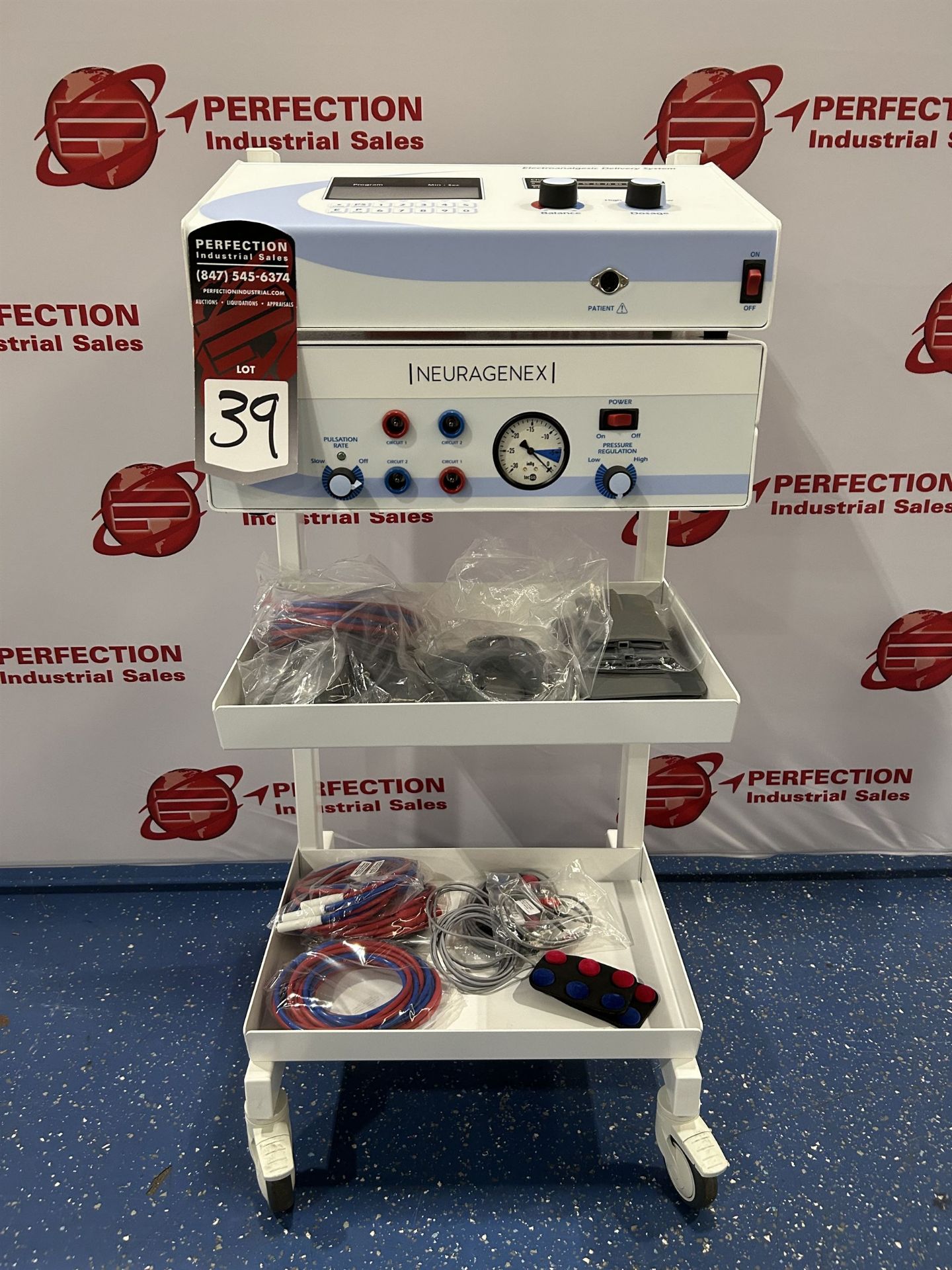 2023 NEUROMED MATRIX SYSTEM Electroanalgesic Delivery System w/ Cart ...