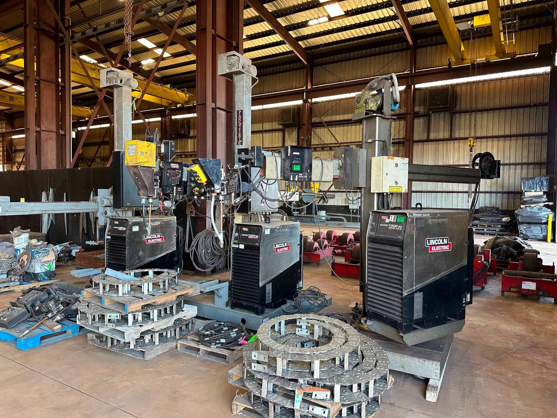 TRACK MOUNTED SUB ARC MANIPULATOR, PRESTON EASTIN 12' X 12' CAP. MDL ...