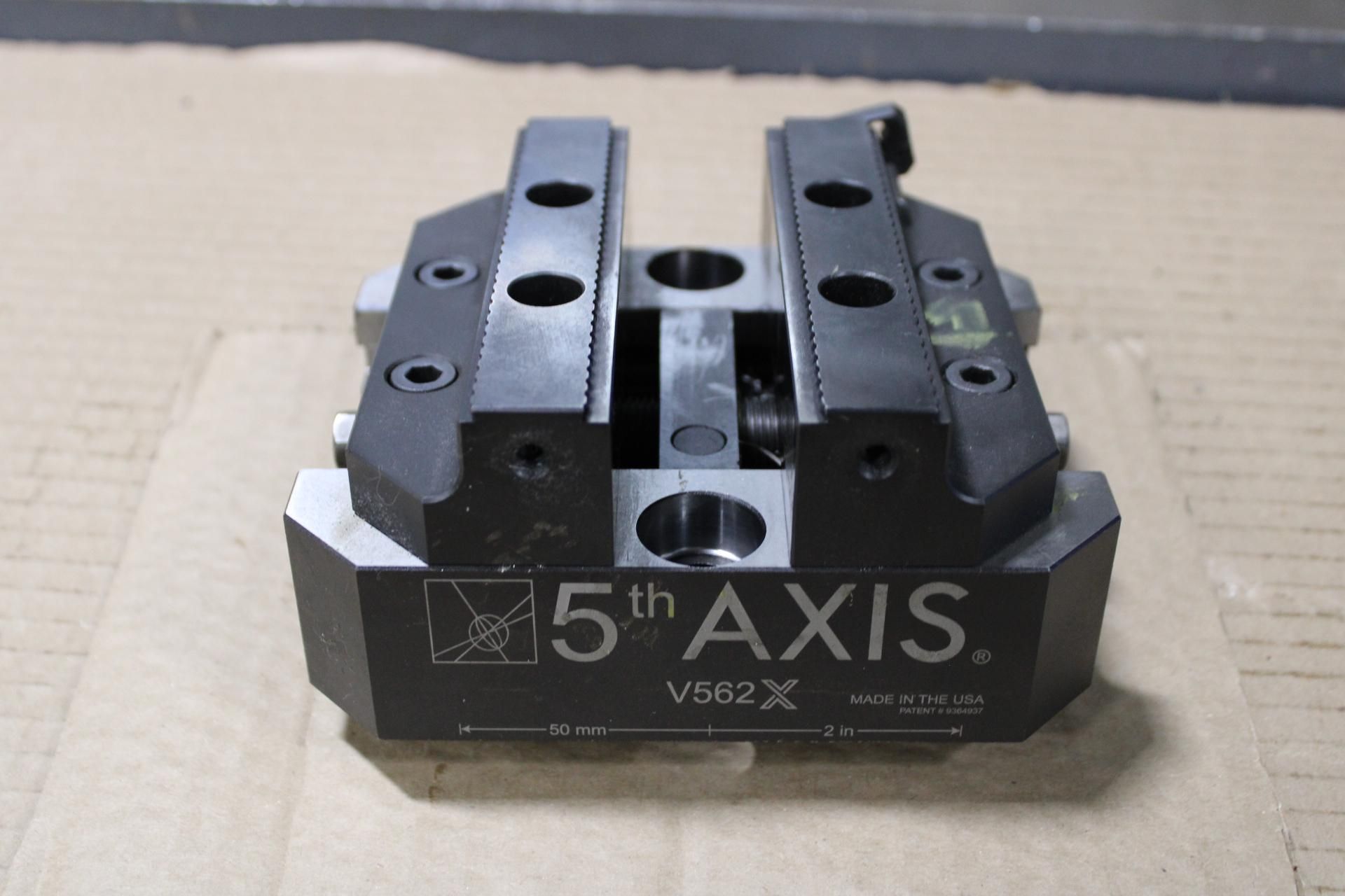 5TH AXIS MEDIUM SELF-CENTERING VISE TOP TOOLING, MDL V562X, 5" jaw ...