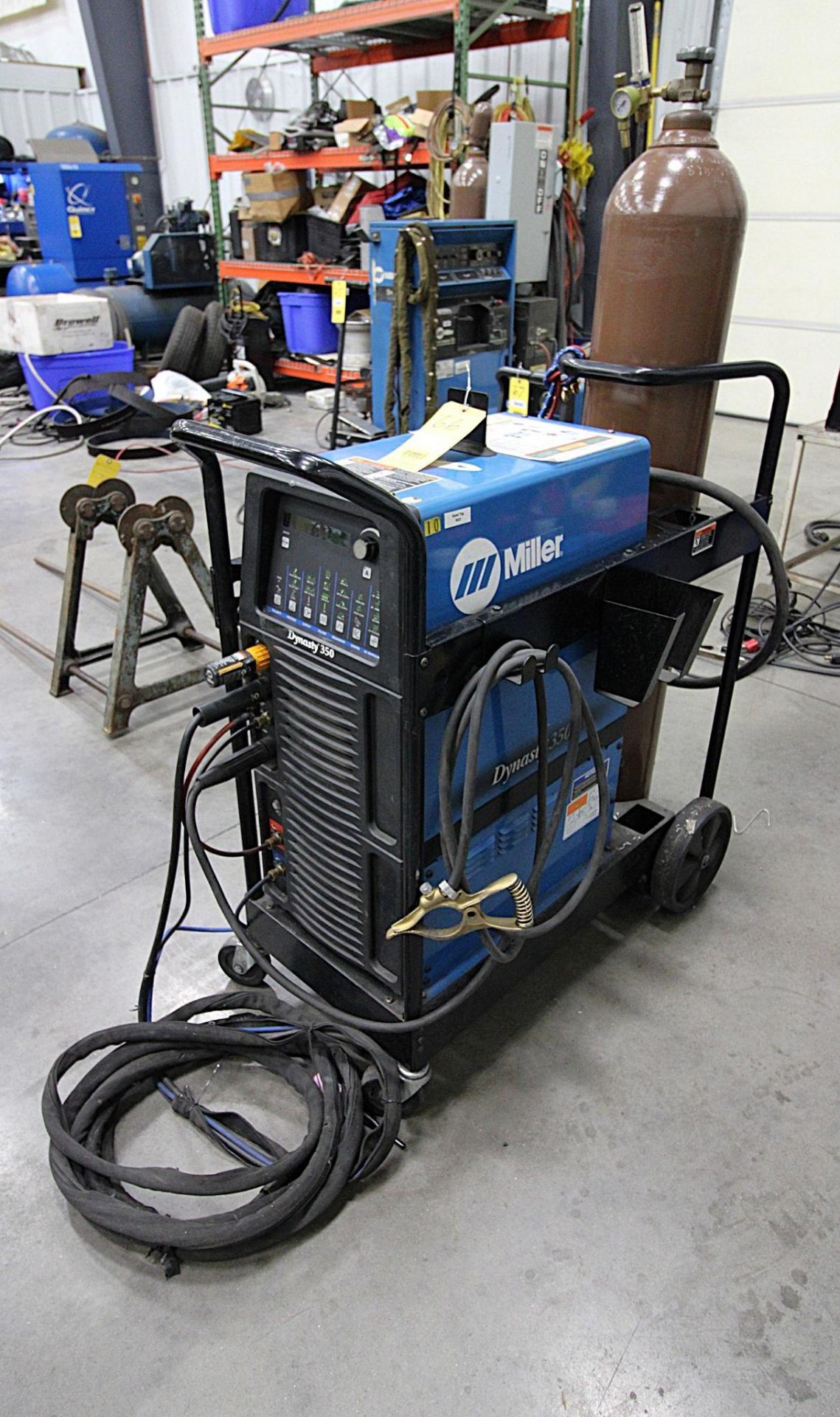 WELDING MACHINE, MILLER DYNASTY 350, AC/DC INVERTER TIG WELDER, Mfg ...