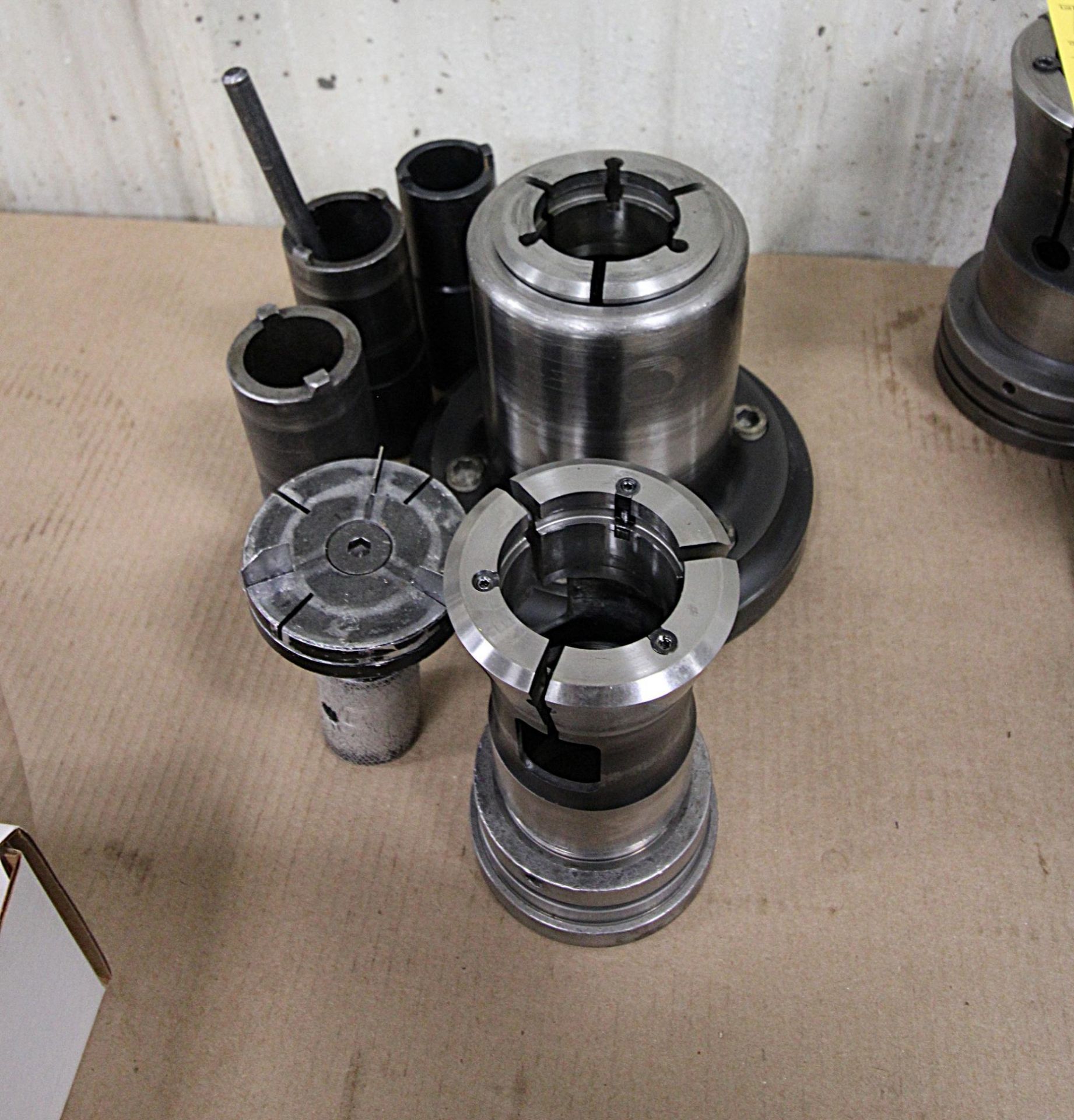 COLLET CHUCK, ATS S-20 CNC LATHE PULLBACK NOSE PIECE, w/ A2-6 mount ...