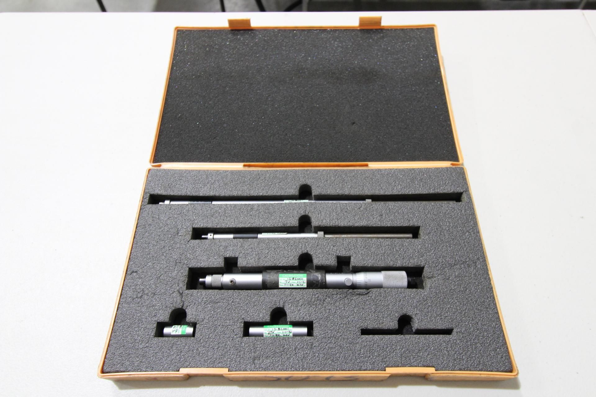ID MICROMETER SET, MITUTOYO MDL. 141-121, inside tube micrometer, 8 ...