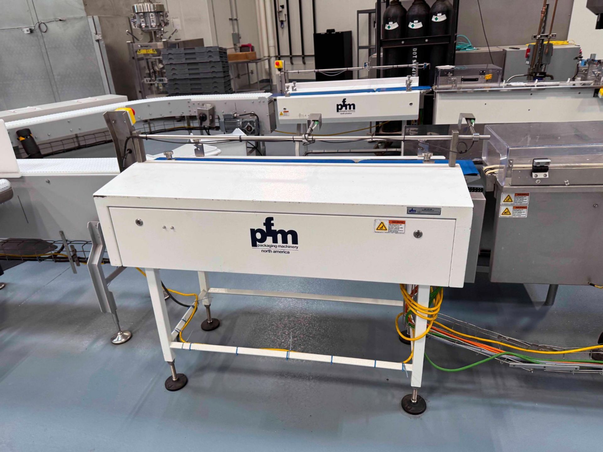 HORIZONTAL FLOW WRAPPER, PFM Packaging Machinery Corp., Mdl. Falcon, 3 ...