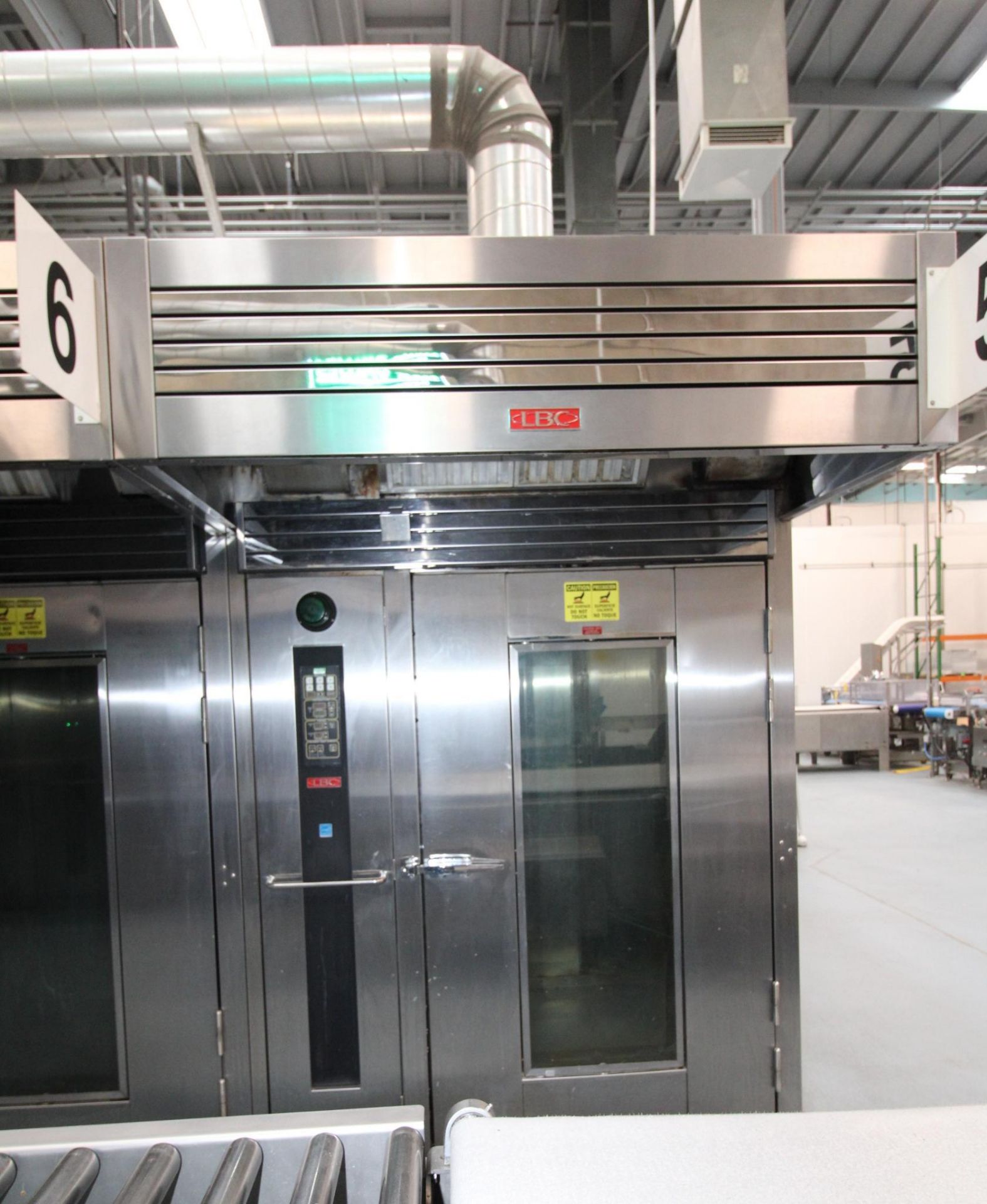 DOUBLE RACK OVENS, (Lot of 2 ) LBC Bakery Equipment Mdl. LRO-2G5 dbl ...
