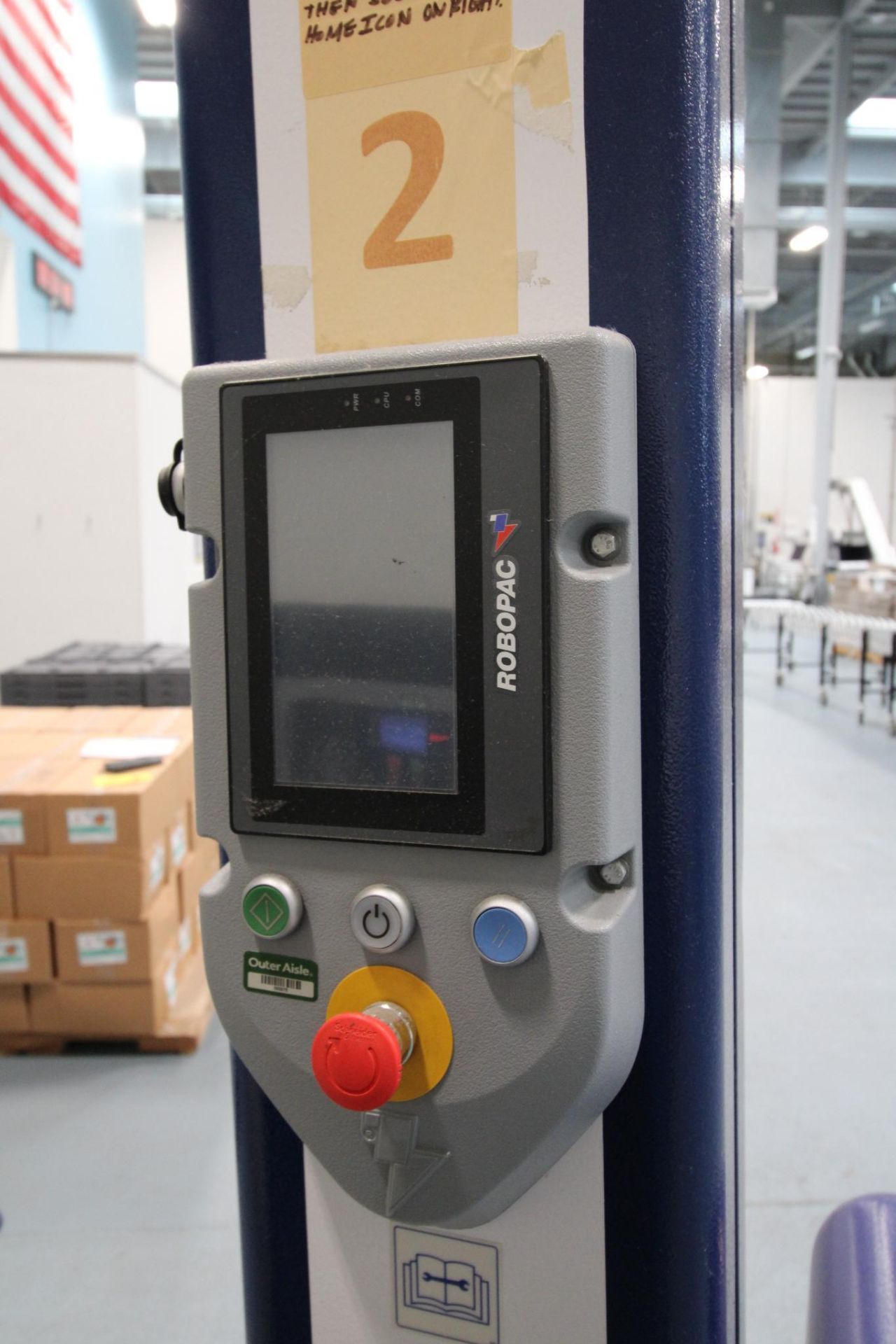 STRETCH WRAPPING MACHINE, SELF DRIVE ROBOPAC MDL ROBOT S6.1 PVS, self ...