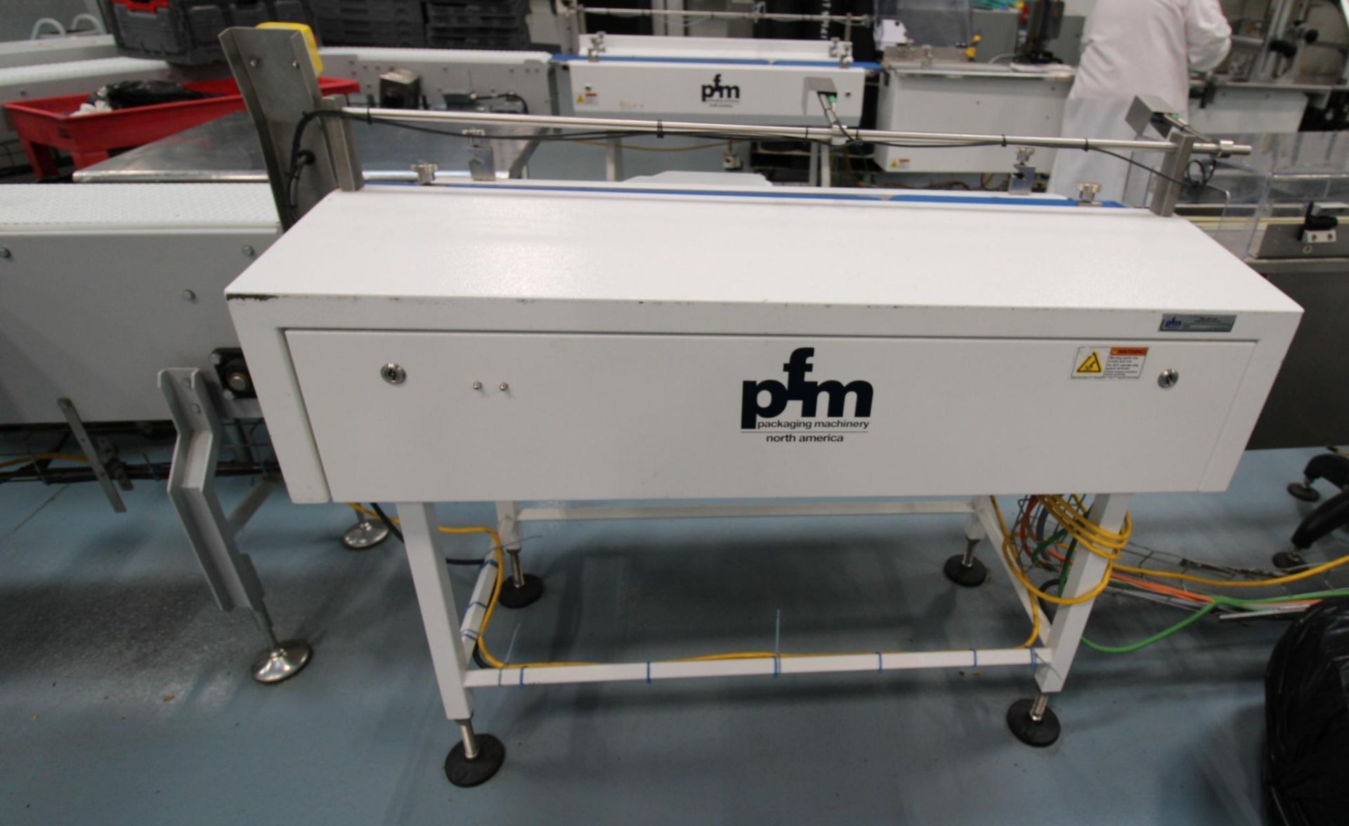 HORIZONTAL FLOW WRAPPER, PFM Packaging Machinery Corp., Mdl. Falcon, 3 ...