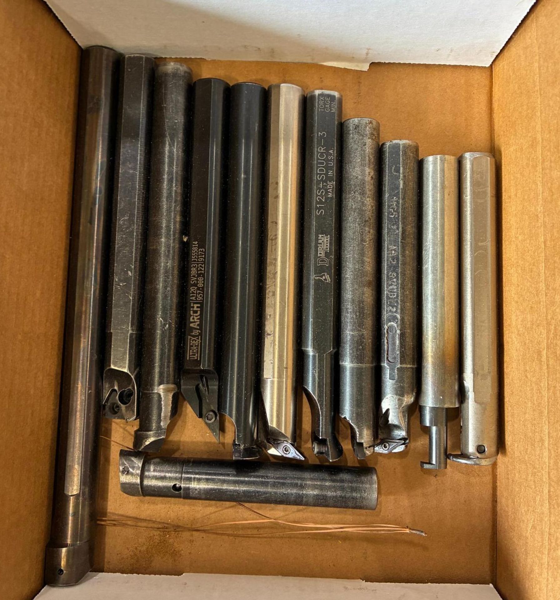 LOT OF BORING BARS, assorted