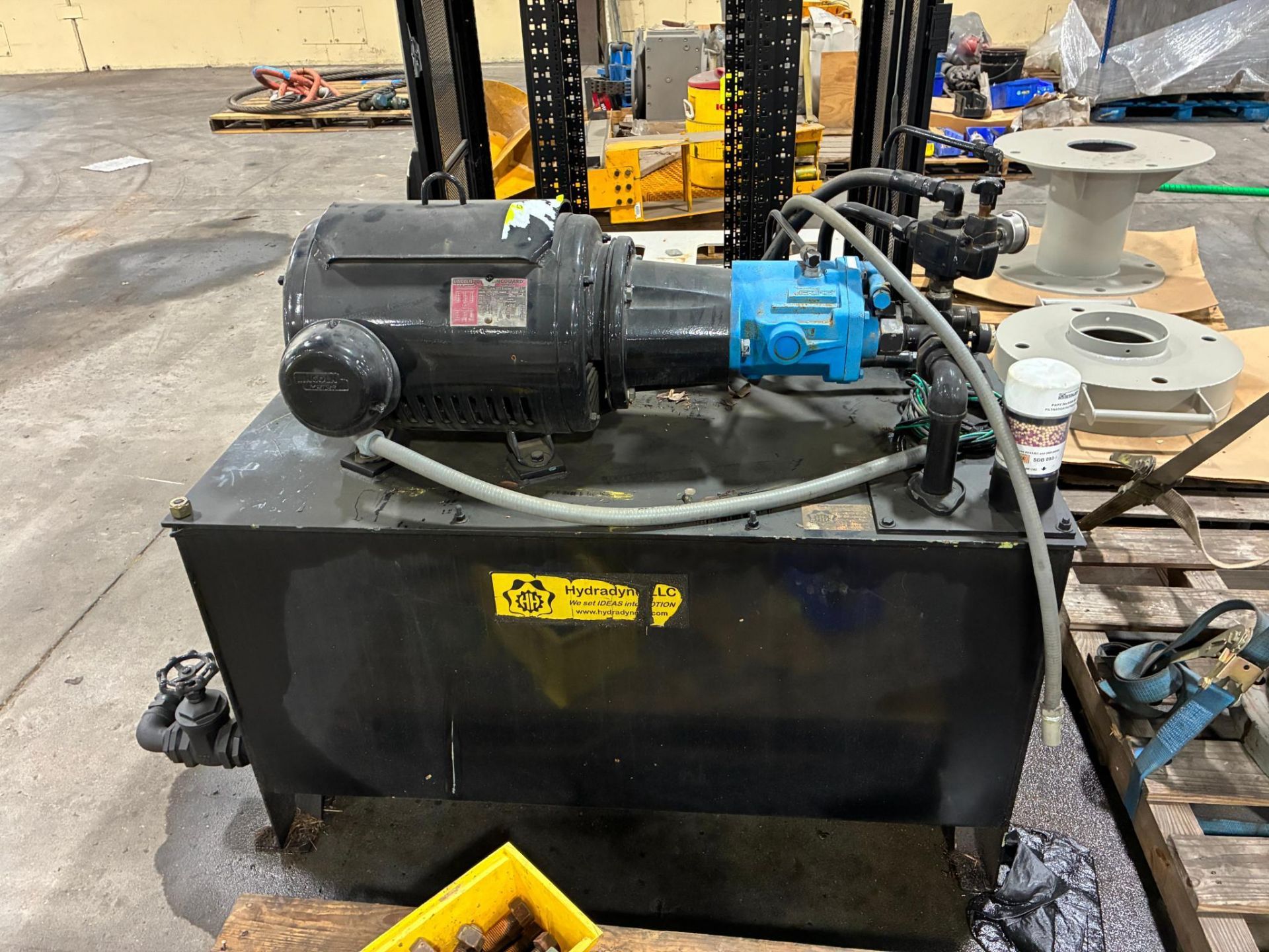 HYDRAULIC POWER UNIT, 30 HP, approx. 52"L x 27"W x 30"H tank