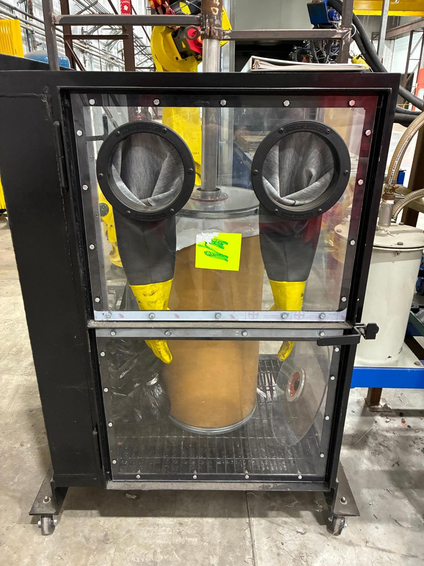 ELASTOMER CASTING MACHINE, EMM, MDL. EMM 105-3, w/ Trico Poly System ...