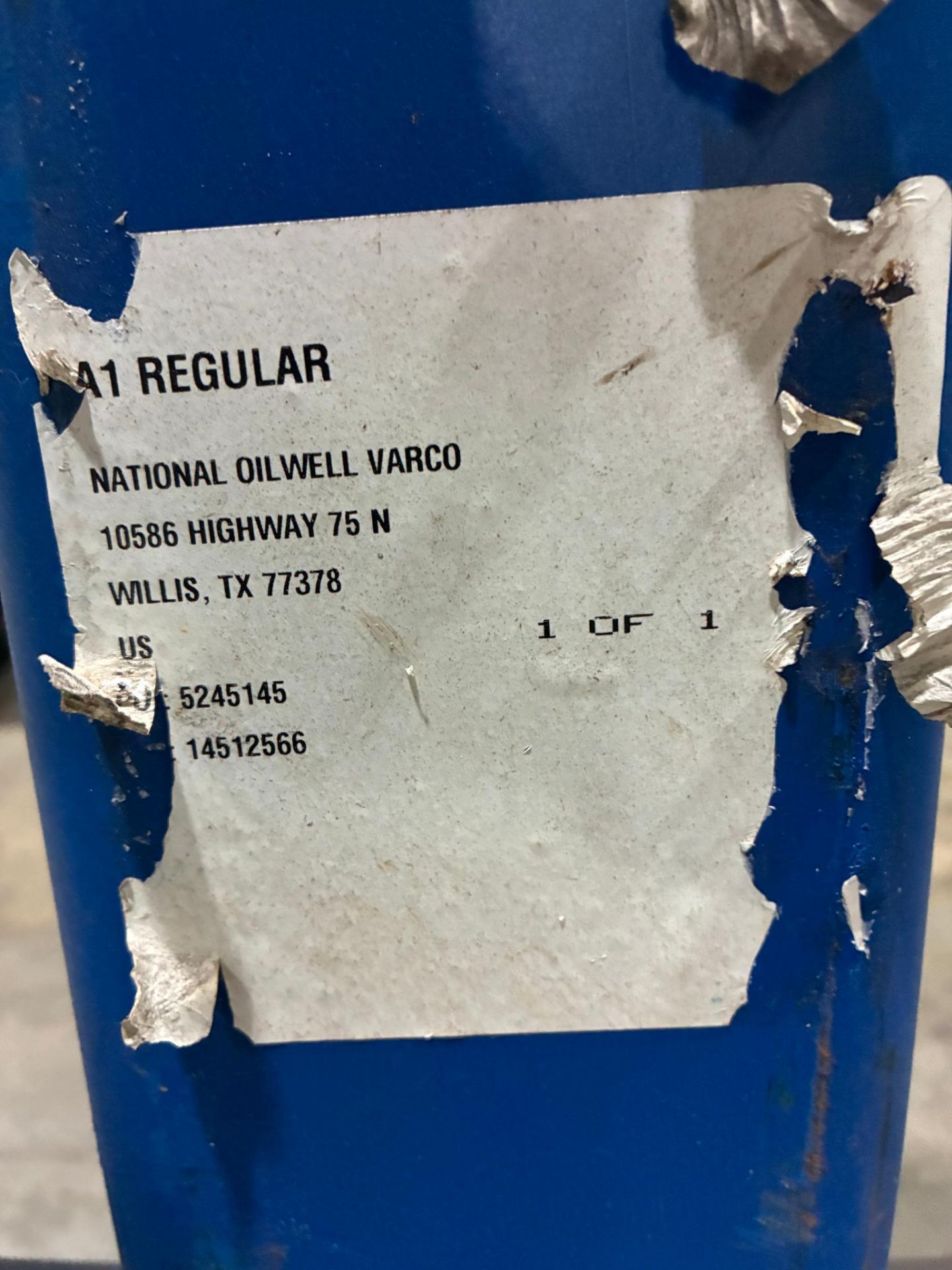 OVERHEAD LOAD LIFTER, VESTIL, MDL. OLF-4-42, 4000-lb. cap., fixed forks