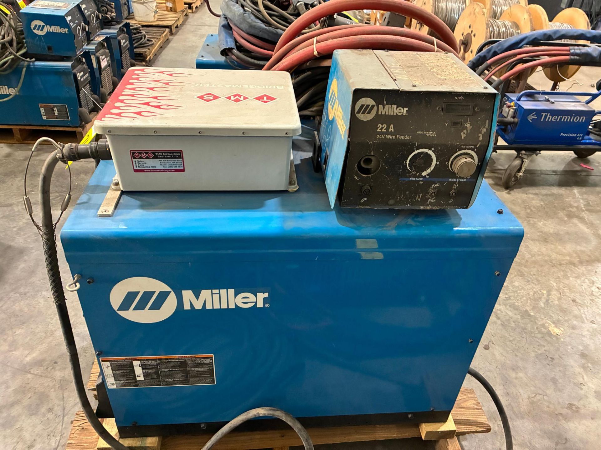 { Choice of lots: 76 } CLADDING SPRAY WELD SYSTEM. MILLER DELTA WELD ...