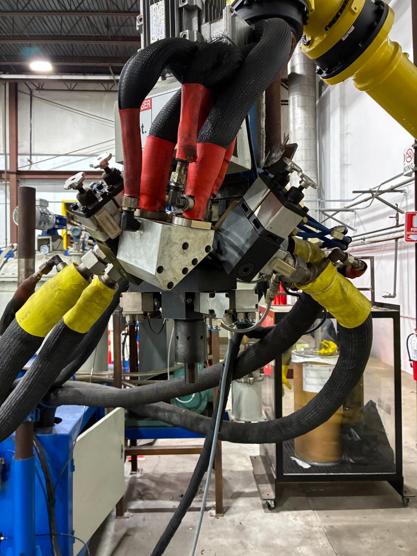 ELASTOMER CASTING MACHINE, EMM, MDL. EMM 105-3, w/ Trico Poly System ...