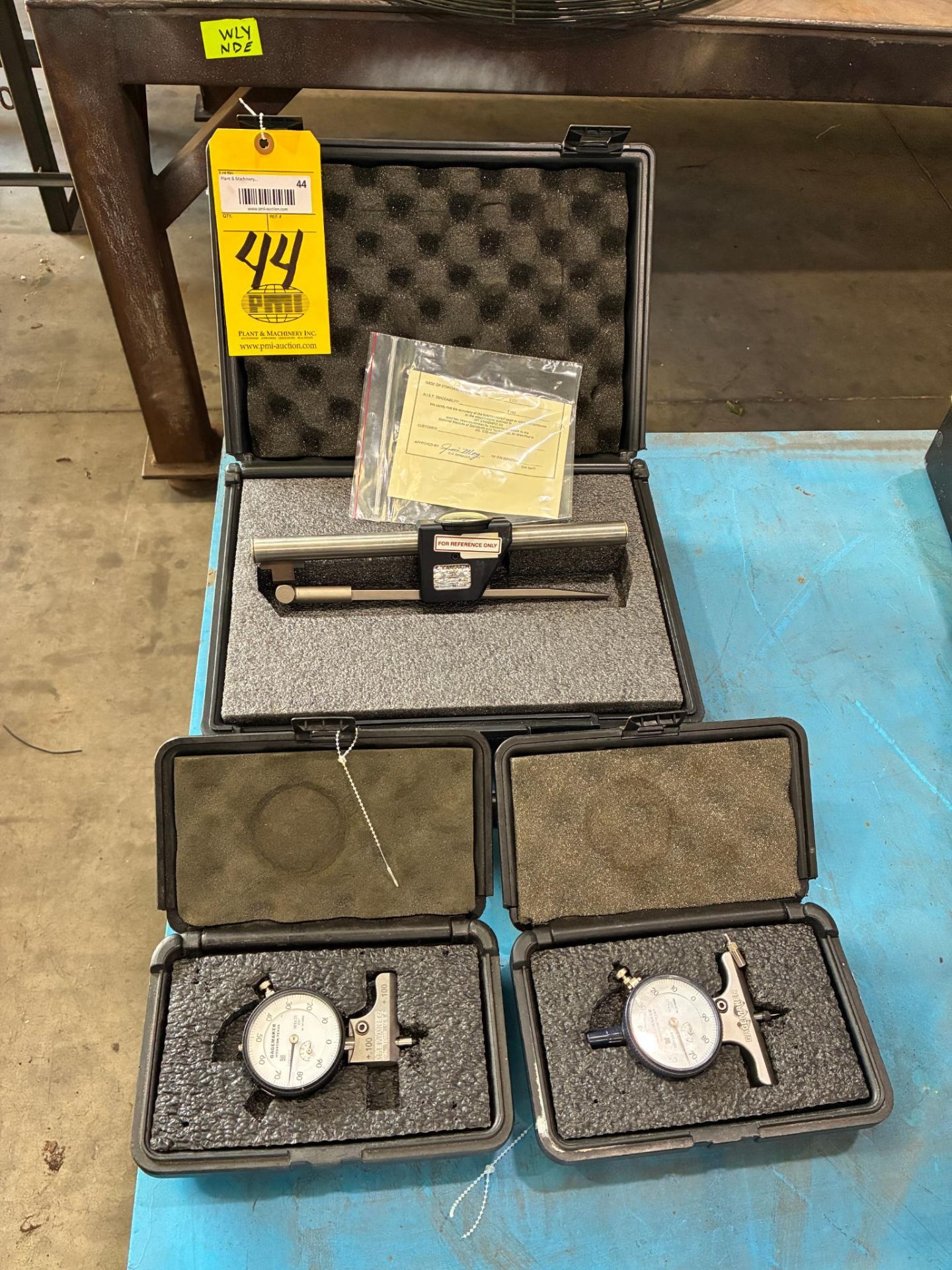 LOT OF GAGEMAKER GAUGES: (2) Pitch diameter gauges, Mdl. M8621 & Grove ...