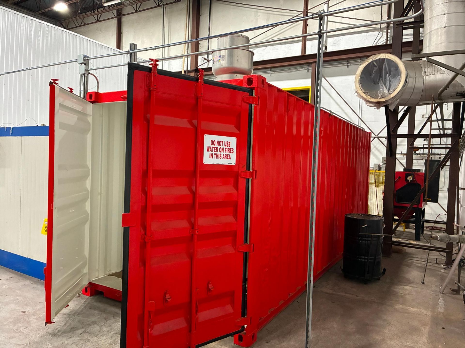 CONEX SHIPPING CONTAINER, CUSTOM, 8' x 20', 8' x 10' ventilated storage ...