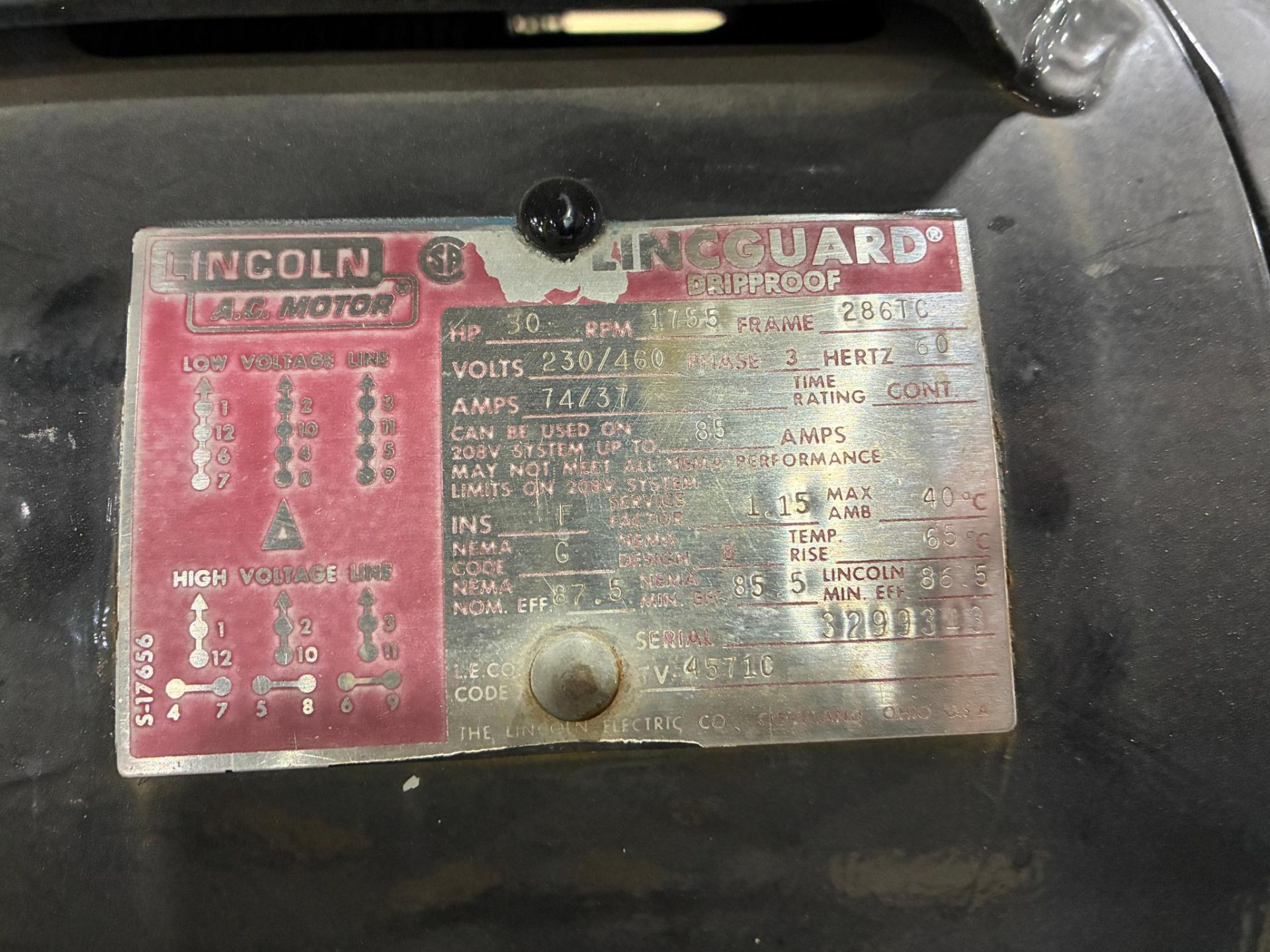HYDRAULIC POWER UNIT, 30 HP, approx. 52"L x 27"W x 30"H tank