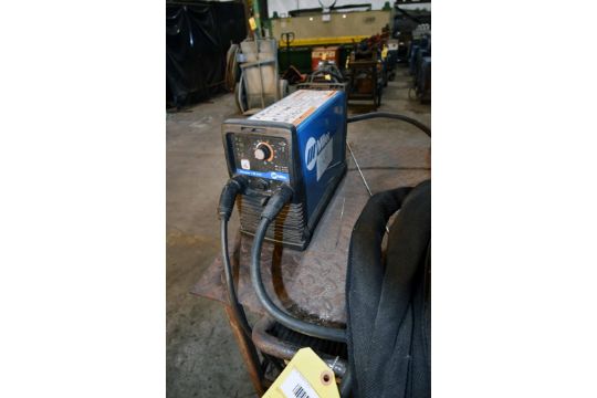 TIG WELDING MACHINE, MILLER MAXSTAR 150 STH, S/N MB100312J, cart ...