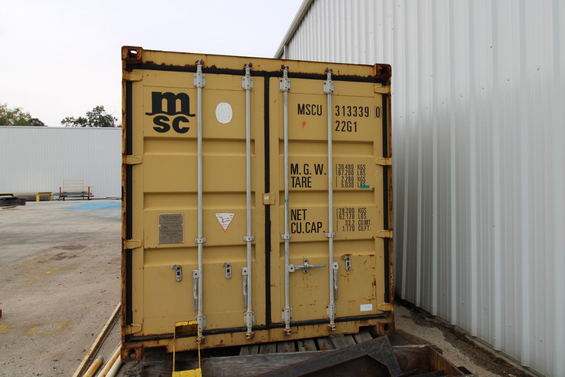 { Choice of lots: 52, 53 } CONTAINER, 20' STANDARD, no electrical