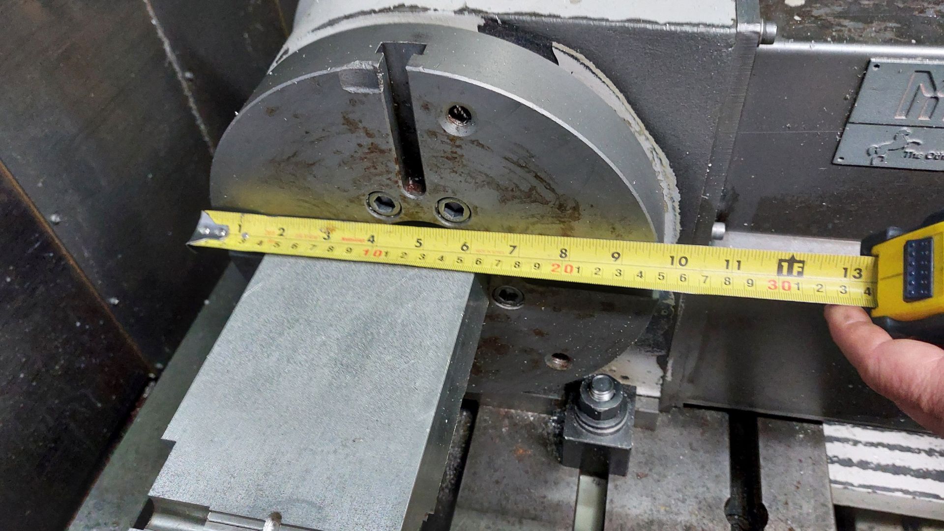 MAZAK, 10", 360 DEGREE, ROTARY TABLE WITH TAILSTOCK - CURRENTLY ...