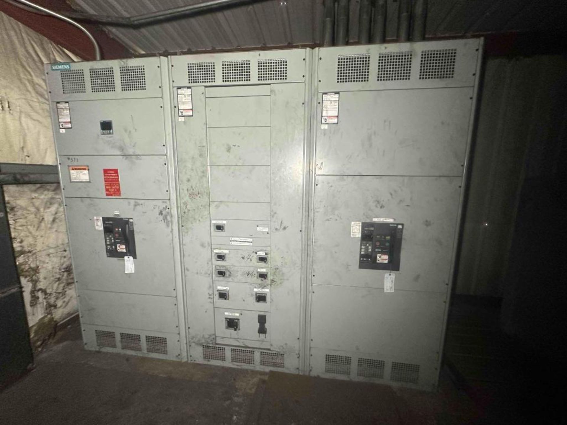 LOT: Switchboards and Soft Starts, Includes (3) 2015 SIEMENS 480Y/277V ...