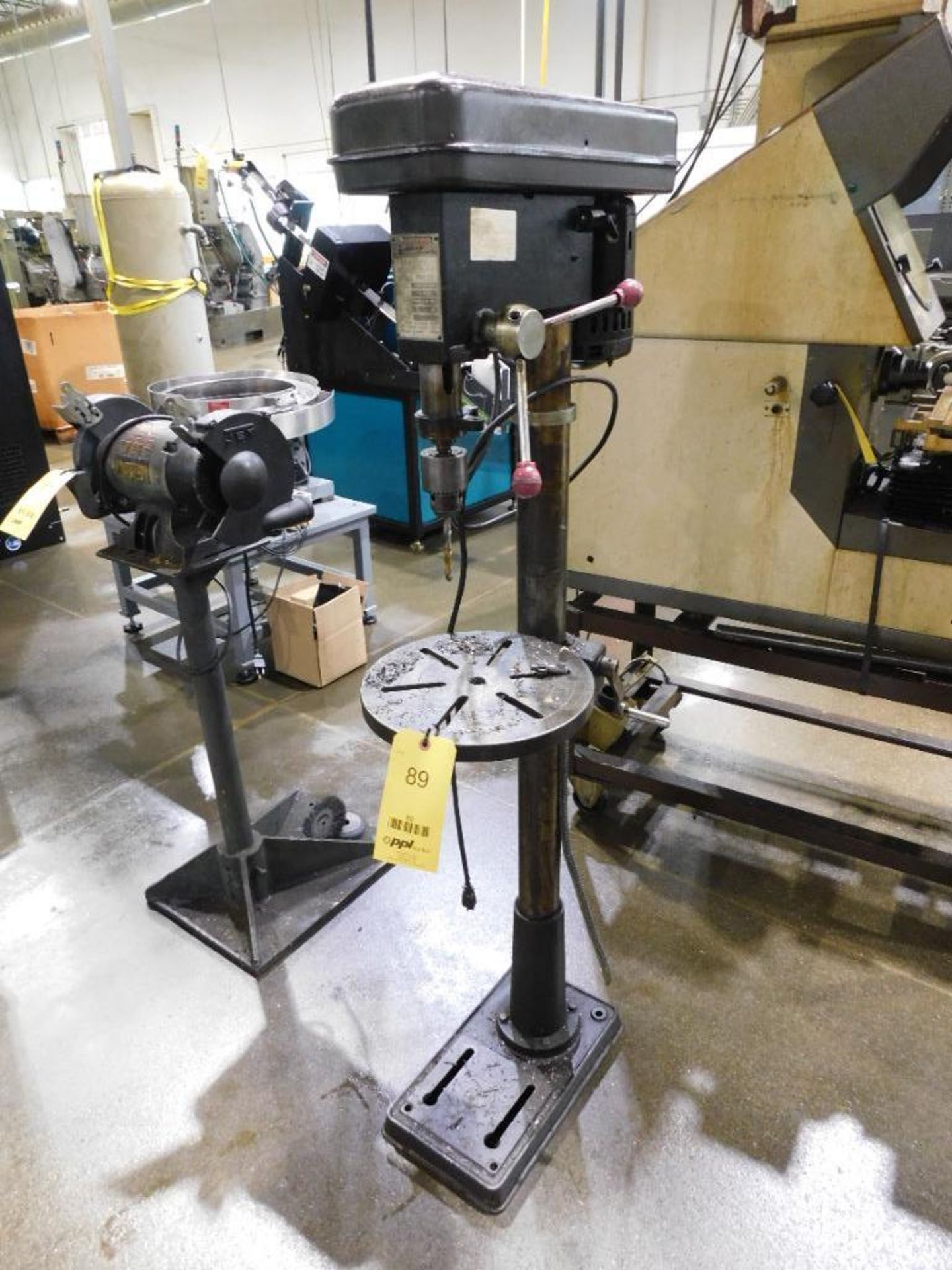 Guardian Power 12-Speed Drill Press, 3/4 HP, 7" Throat, 12" Dia. Table
