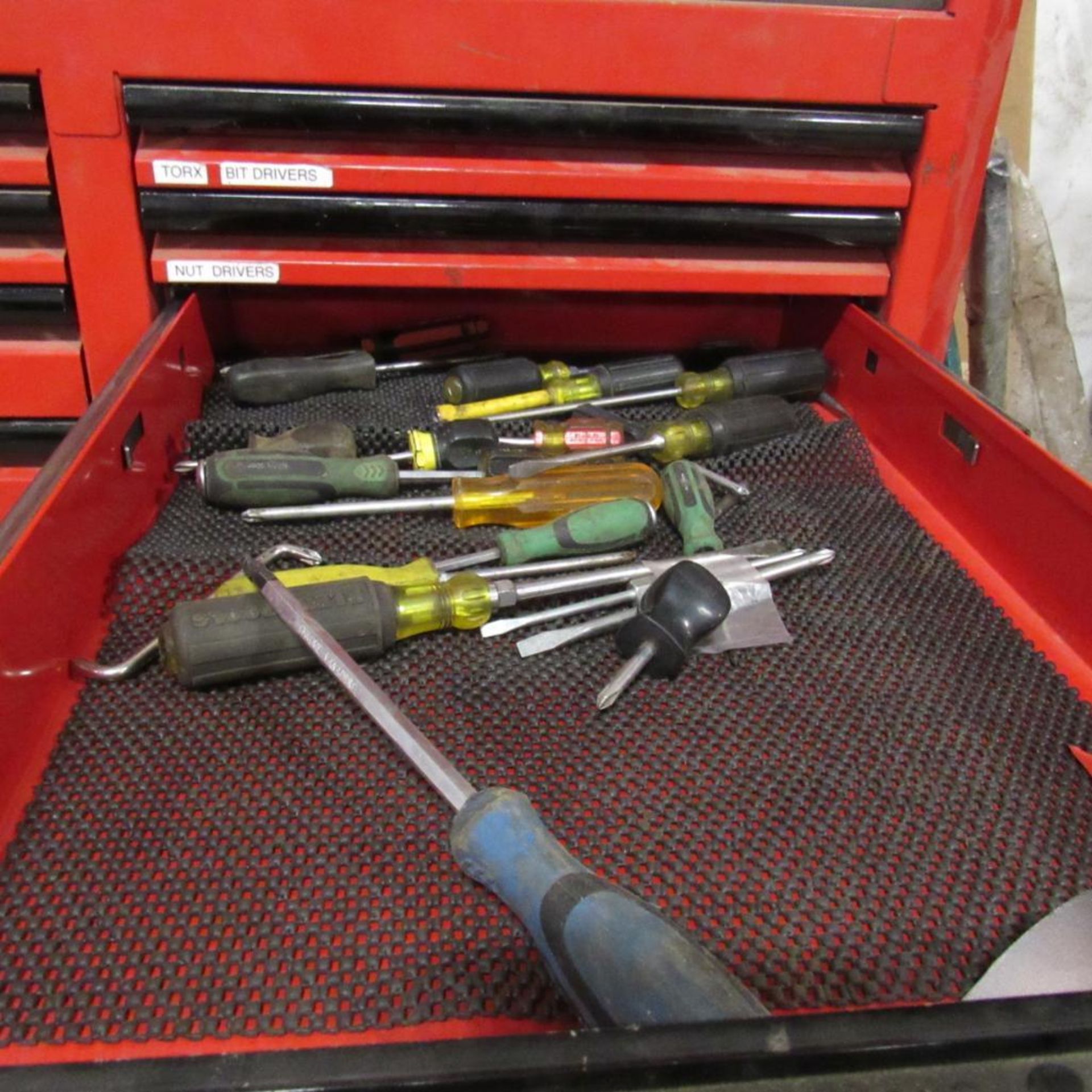 LOT: (2) Piece Mac Tools TRCH Portable 1000 Tool Box w/Contents: Lower ...