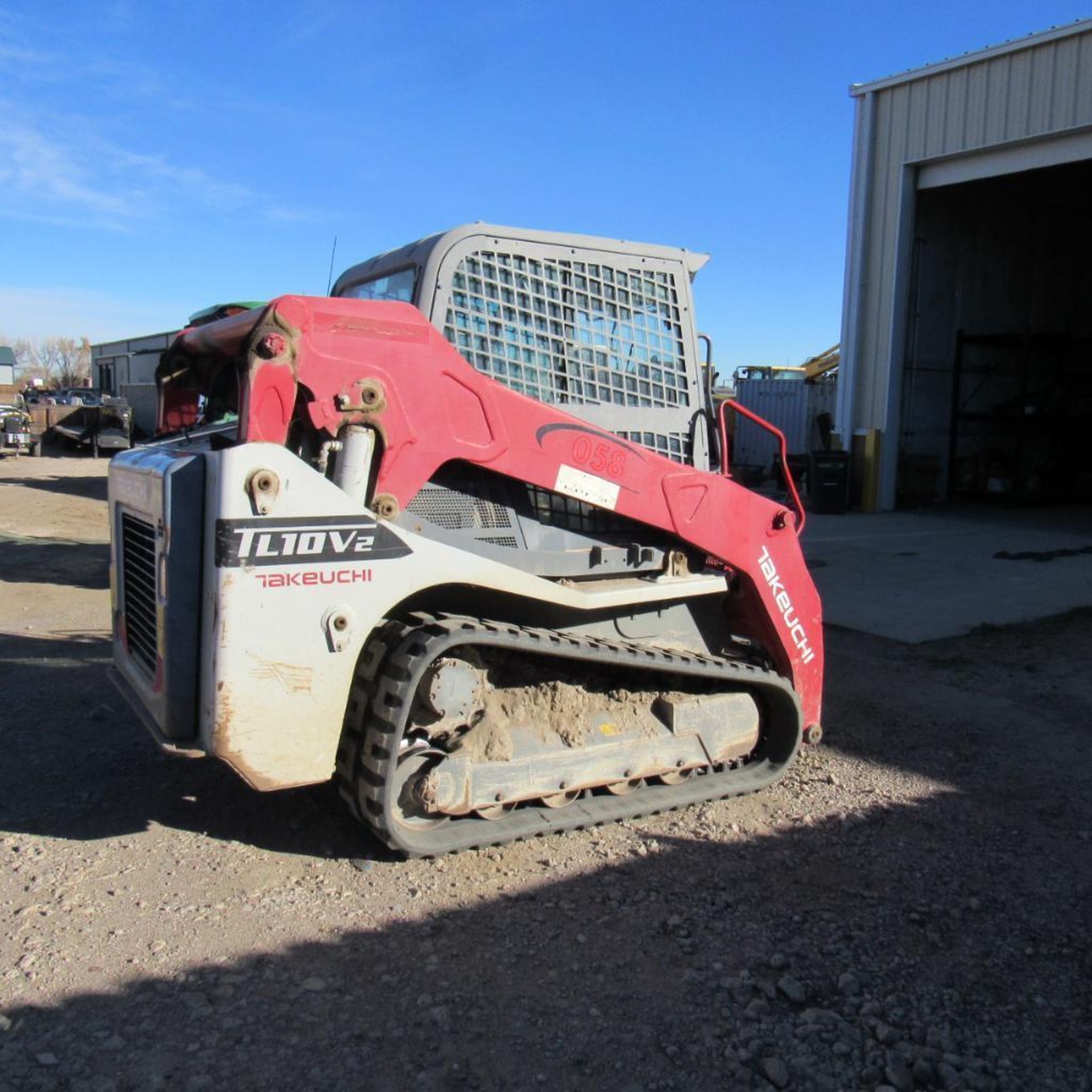 2018 Takeuchi TL10V2 Track Skid Steer, S/N 410002082, Kubota Diesel ...