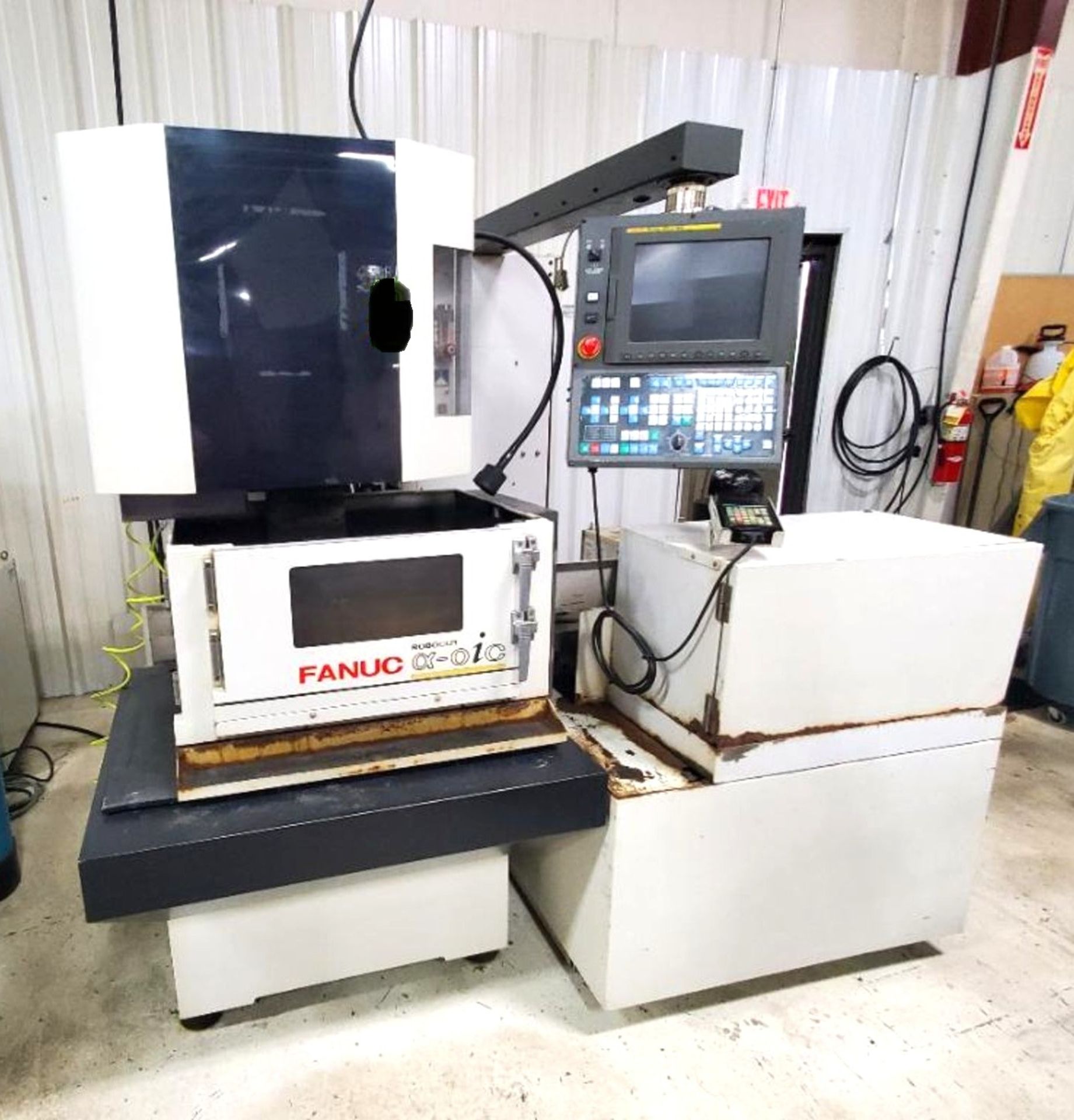 FANUC A-OiC CNC WIRE CUTING EDM, 5-AXIS, CHILLER, PENDANT machine ...