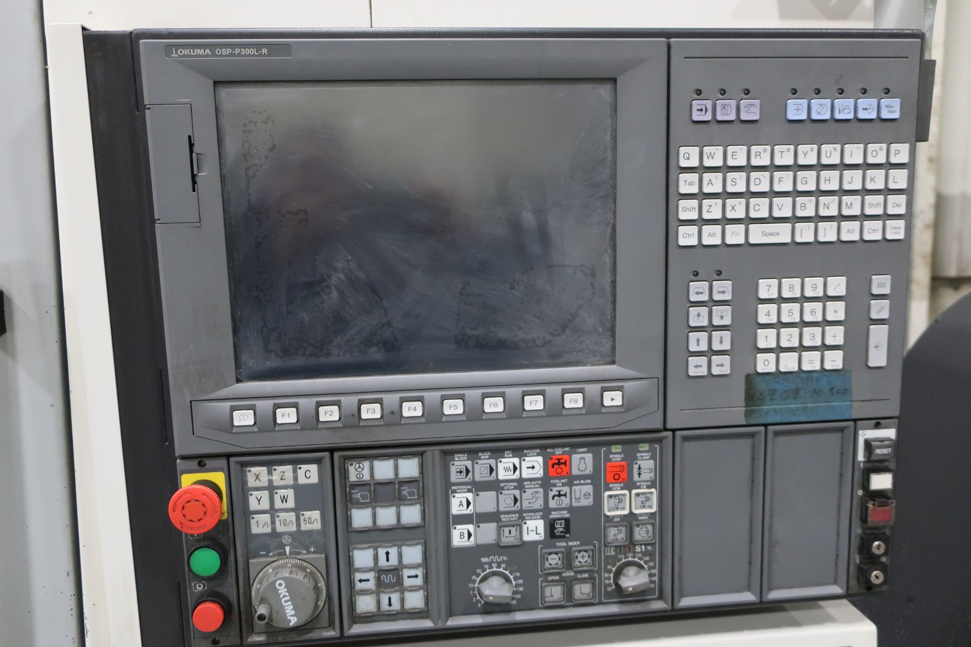 OKUMA GENOS L400 CNC 2-AXIS TURNING CENTER LATHEOSP-P300L-R ...