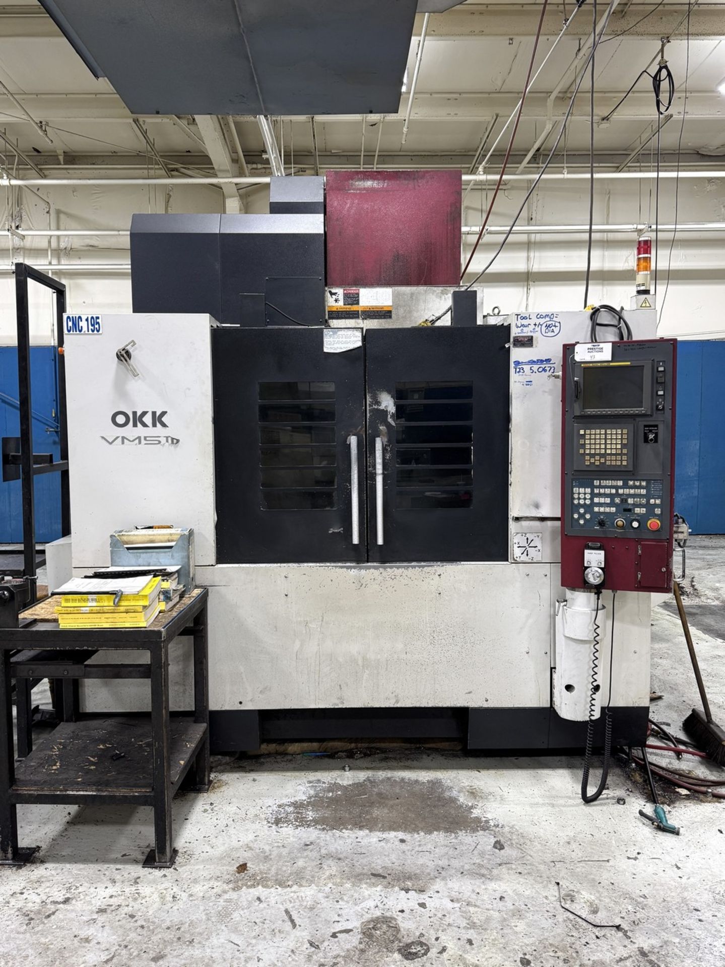 OKK VM5 III CNC Vertical Machining Center, Fanuc 160iS-MB CNC Control ...